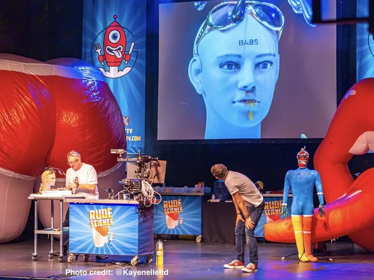 Rude Science Live! Family science show information — Gastronaut HQ
