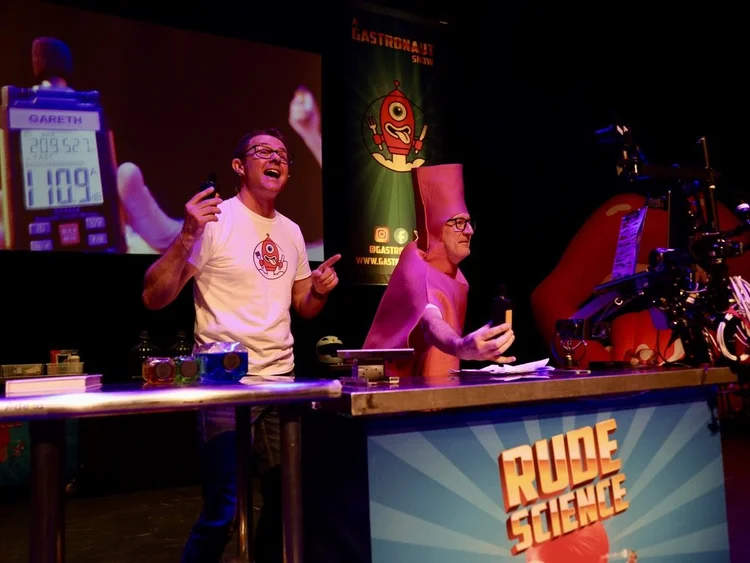 Rude Science Live! Family science show information — Gastronaut HQ