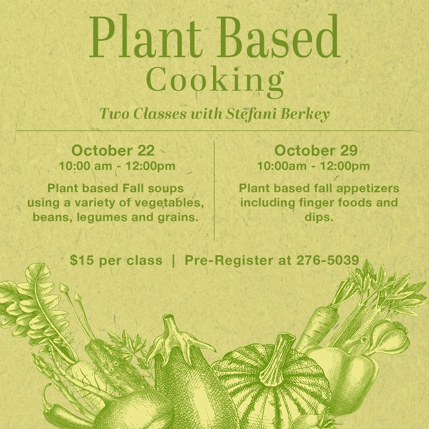 Plant-Based Cooking Classes Offered — The Neighborhood House