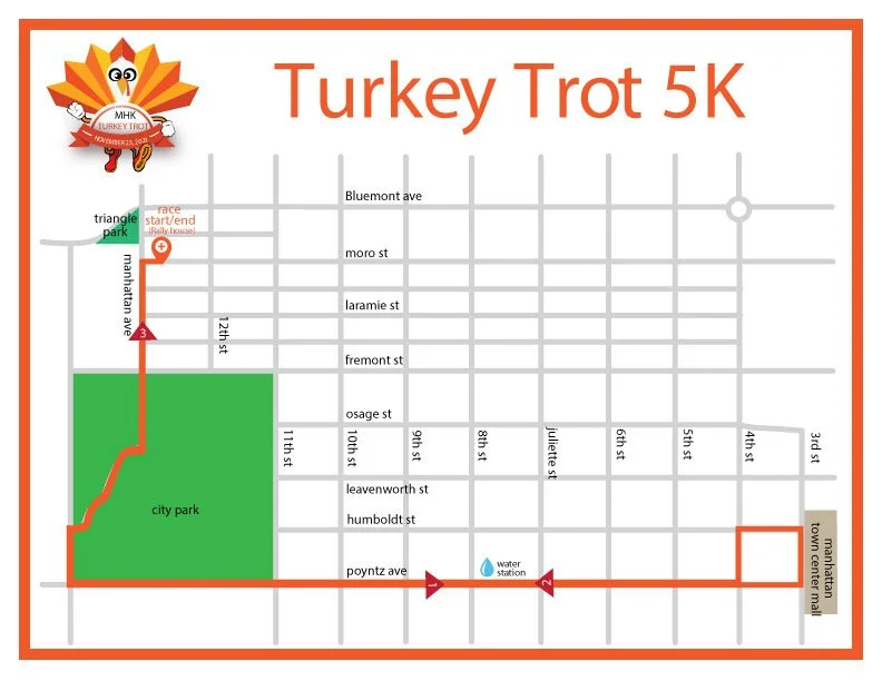Course Map — MHK Turkey Trot 5K