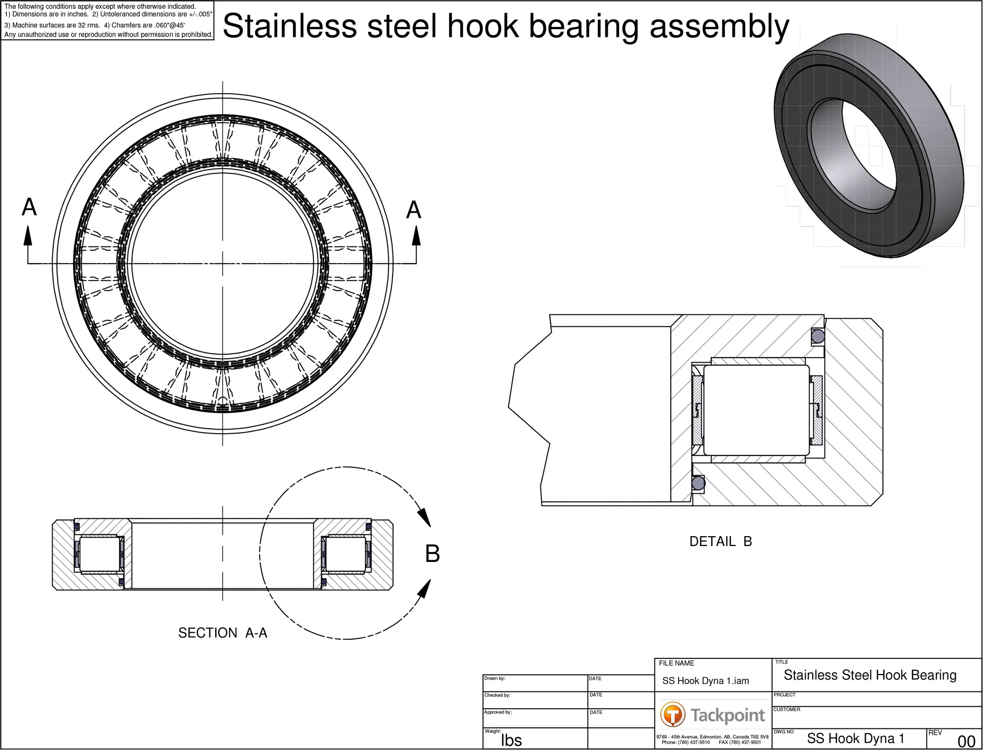 Caged Thrust Bearing Gallery — Tackpoint