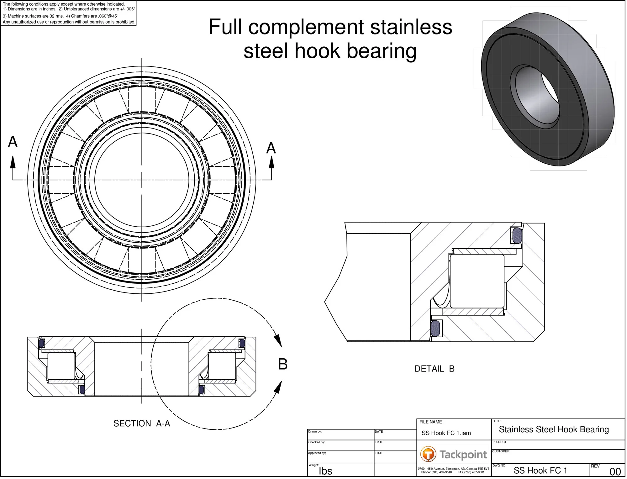 Full Complement Bearing Gallery — Tackpoint