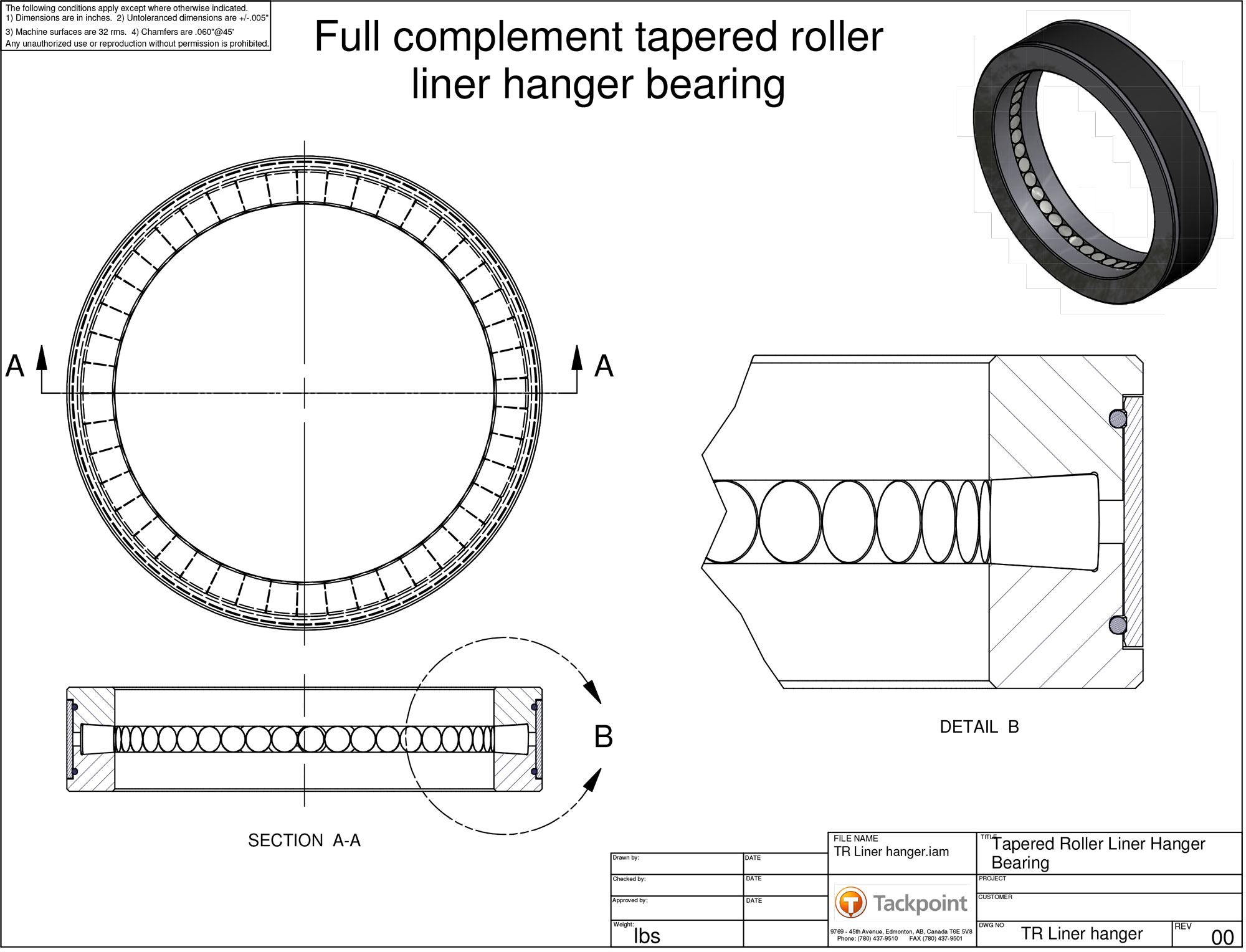 Full Complement Bearing Gallery — Tackpoint