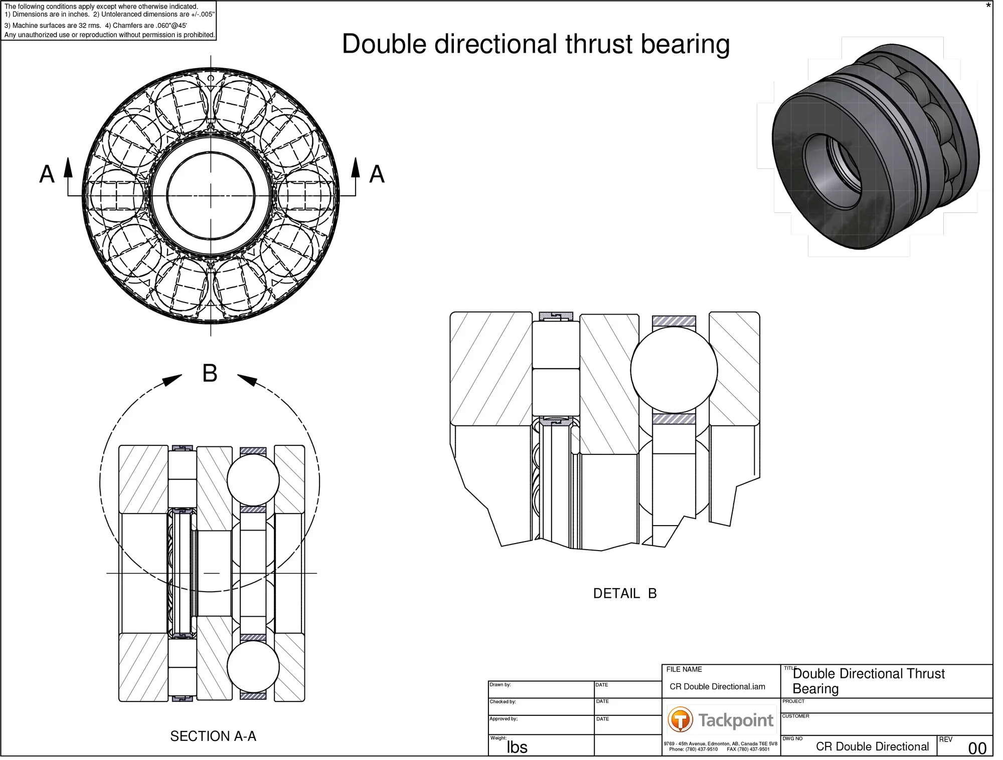 Stacked Thrust Bearing Gallery — Tackpoint