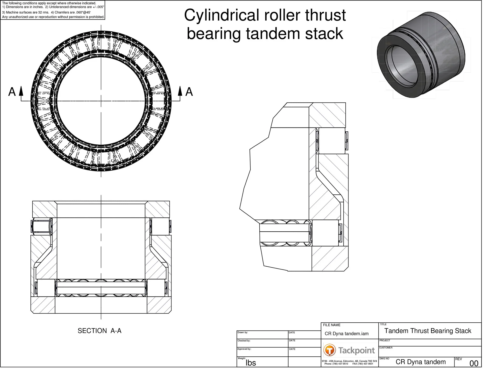 Stacked Thrust Bearing Gallery — Tackpoint