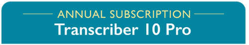 SoniClear Transcriber 10 — SONICLEAR