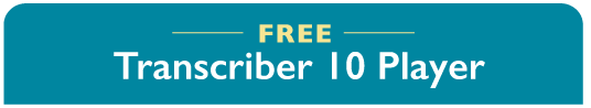 SoniClear Transcriber 10 — SONICLEAR