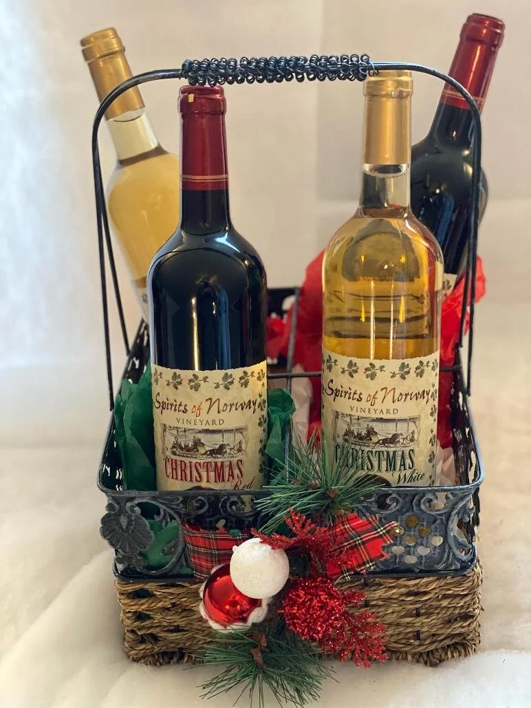 Christmas Wine Gift Baskets