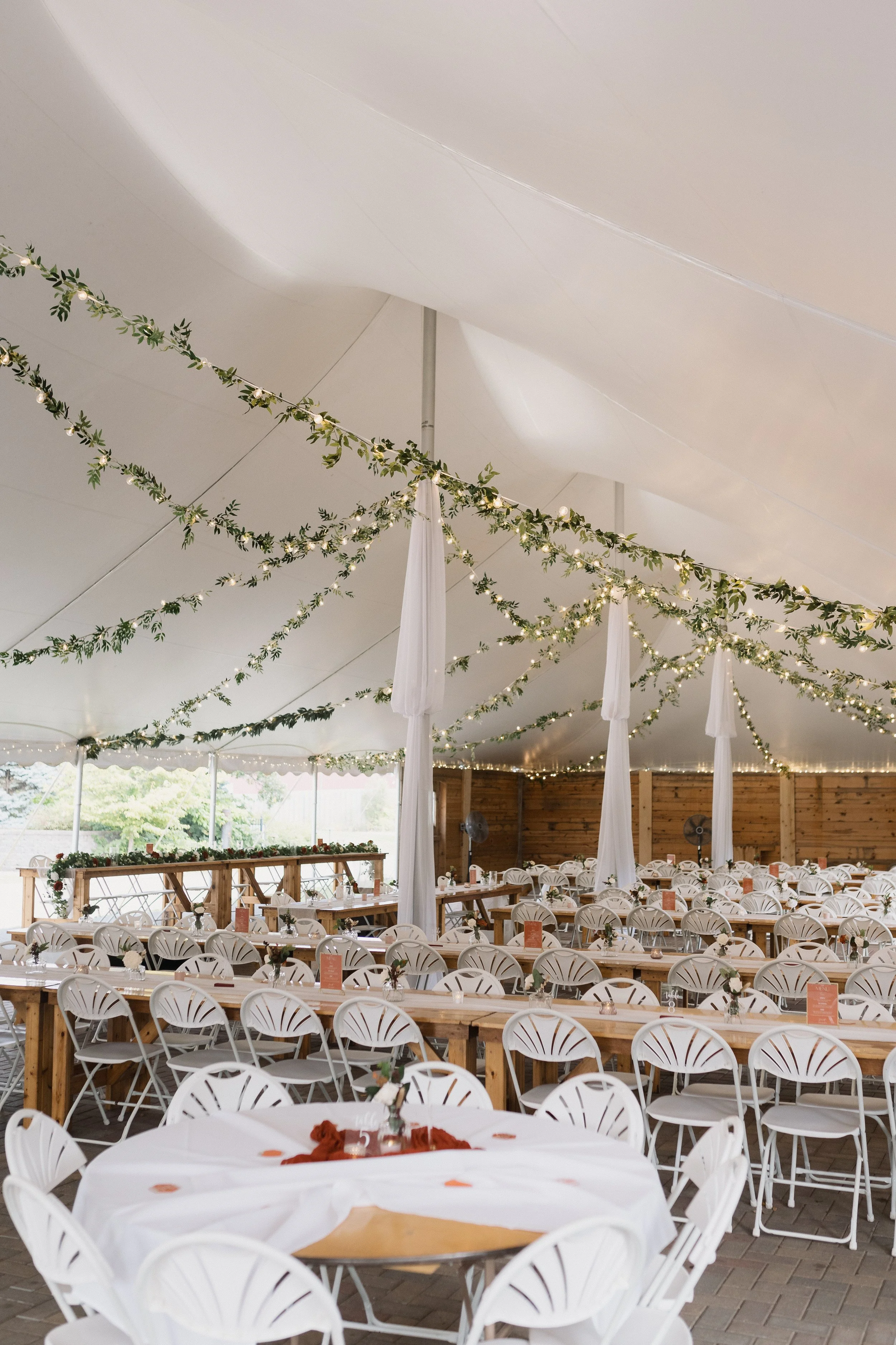 Cafe Lights with Faux Greenery — We've Got It Covered