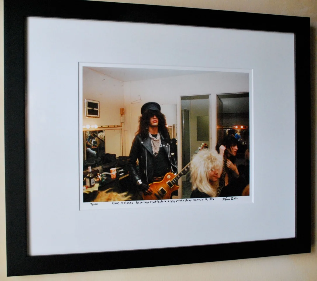 Guns 'N Roses backstage at the Roxy — Marc Canter