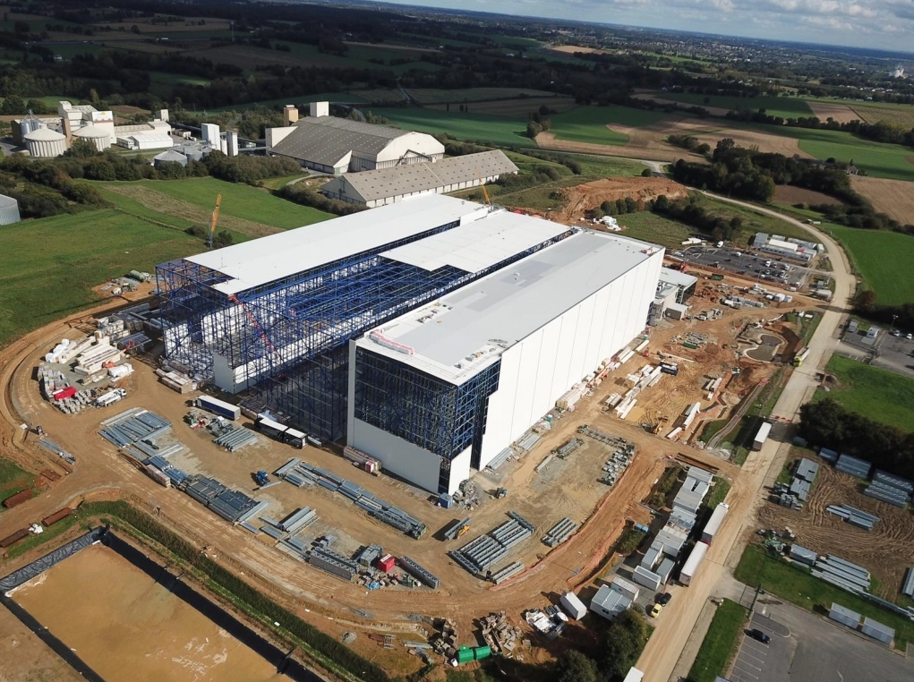 Europe's largest new automated deep-freeze facility, measuring 135 ...