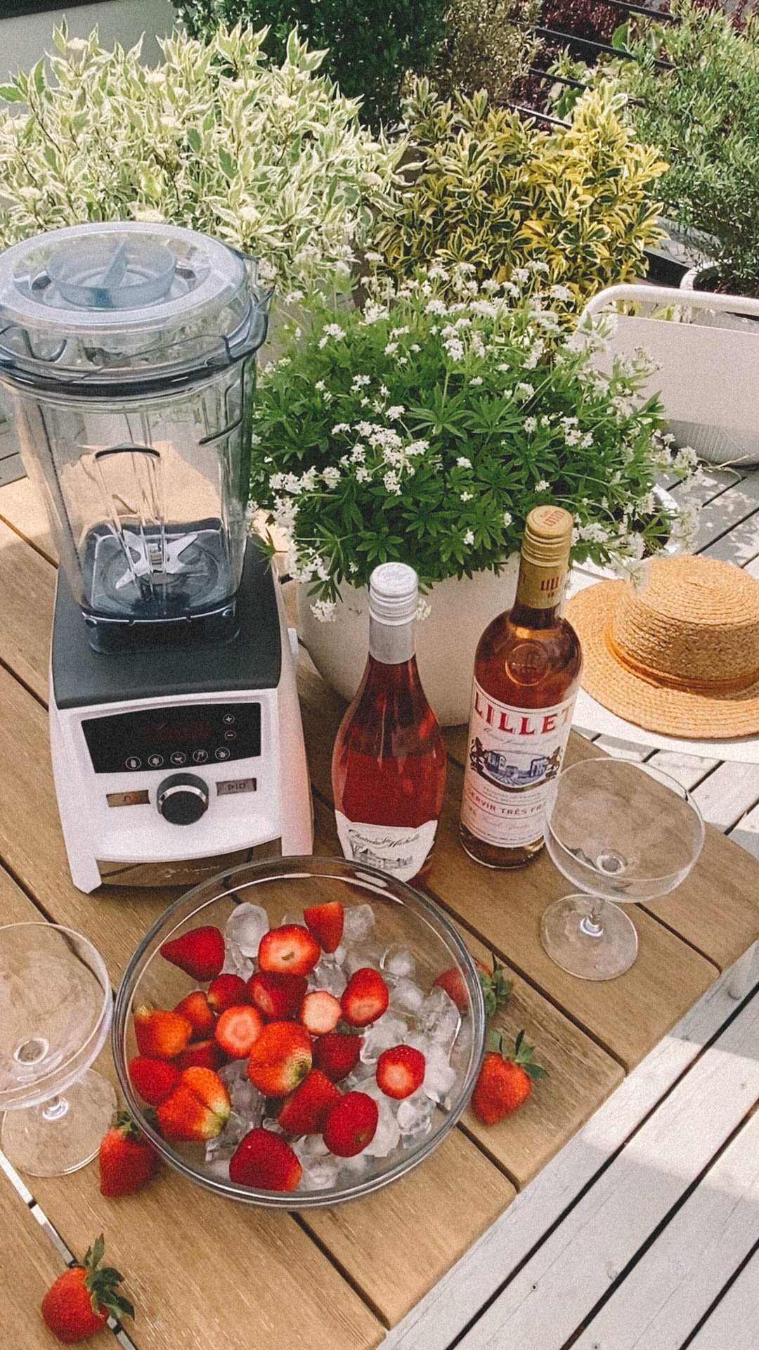 How to Make Frozen Strawberry Rosé — Sarah Christine