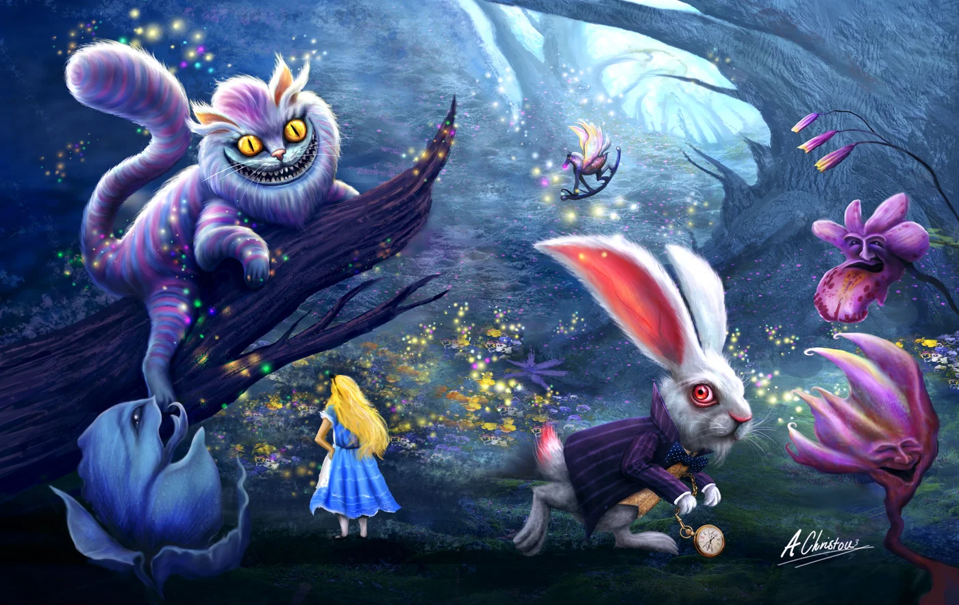 Wonderland - Fantasy Art Print — Anthony Christou Illustration