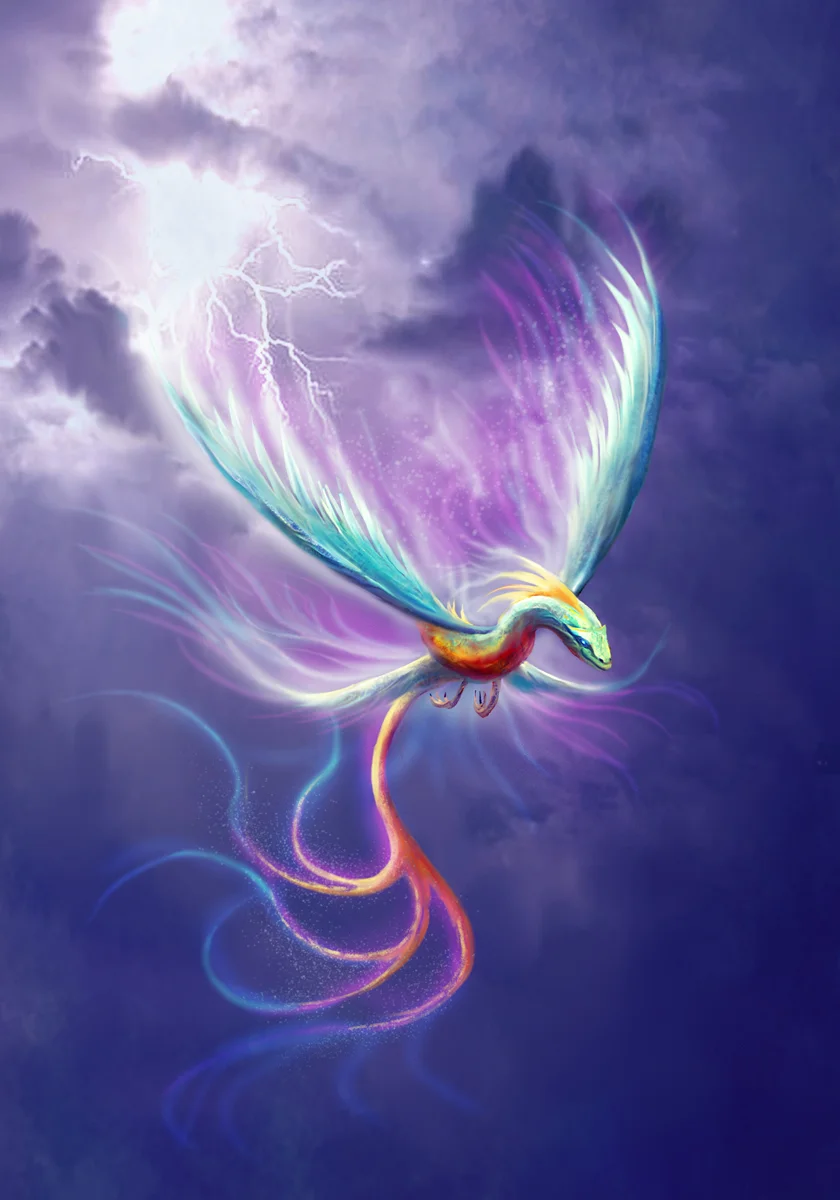 Thrasys the Dragonbird - Fantasy Art Print — Anthony Christou Illustration