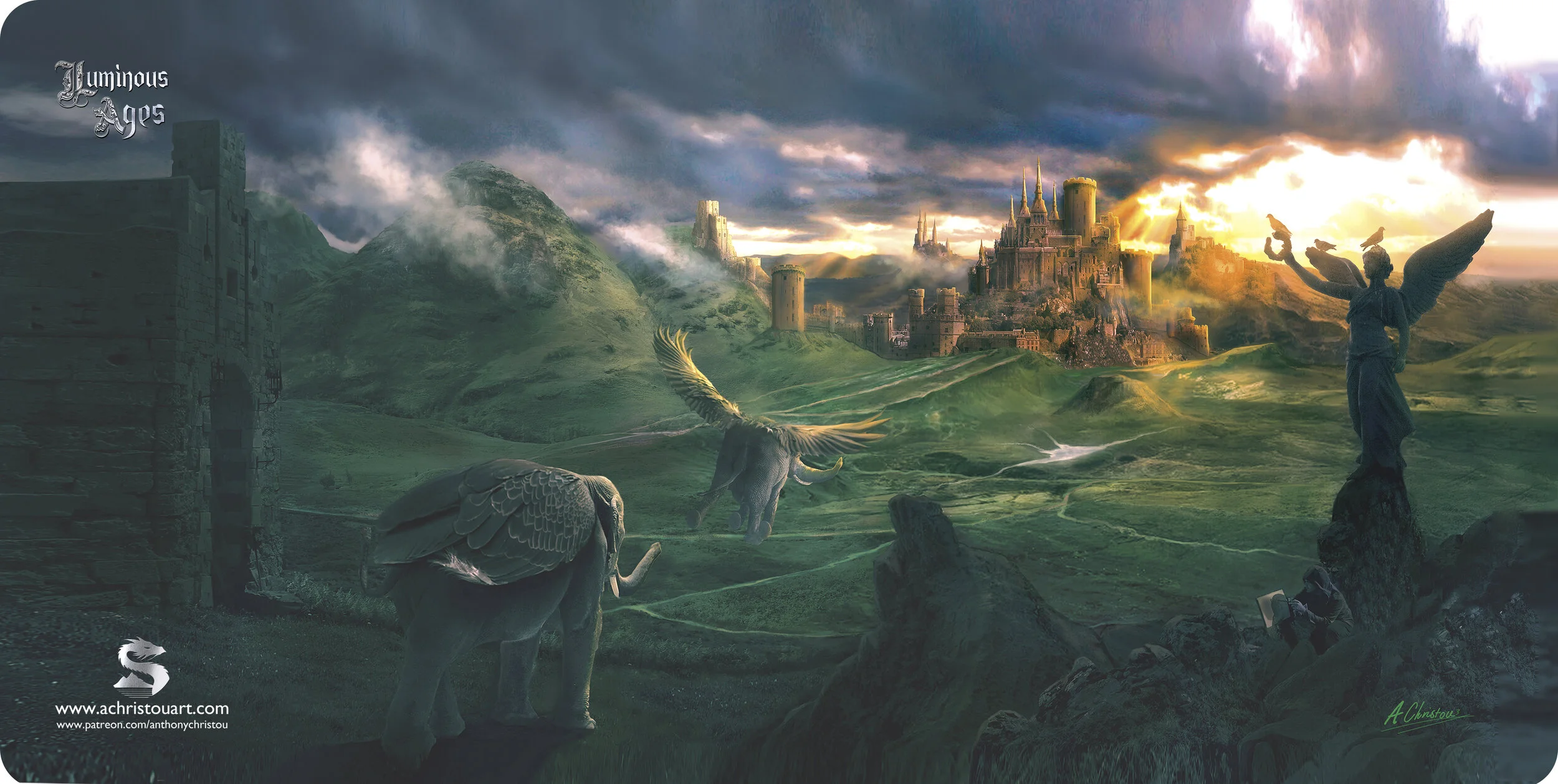 Art Commission | Fantasy Paintings | A Christou Art