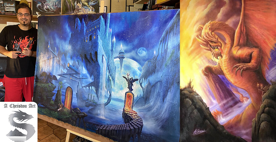 Art Commission | Fantasy Paintings | A Christou Art