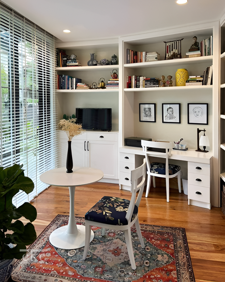Built-in Study Desk & Cabinetry - Canadian Kitchen Company