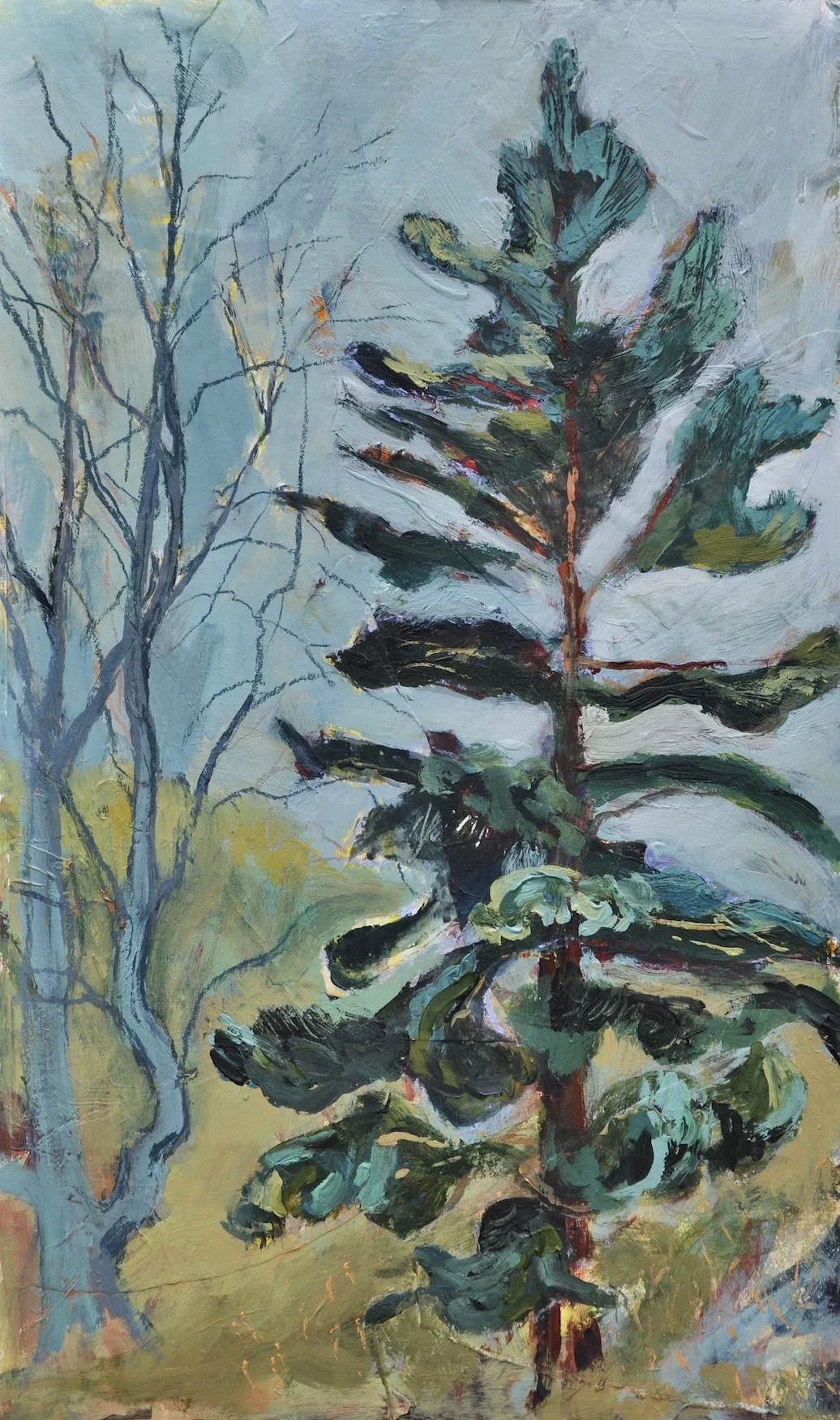 Emily Ingrey-Counter's drawings and paintings of landscapes in and ...