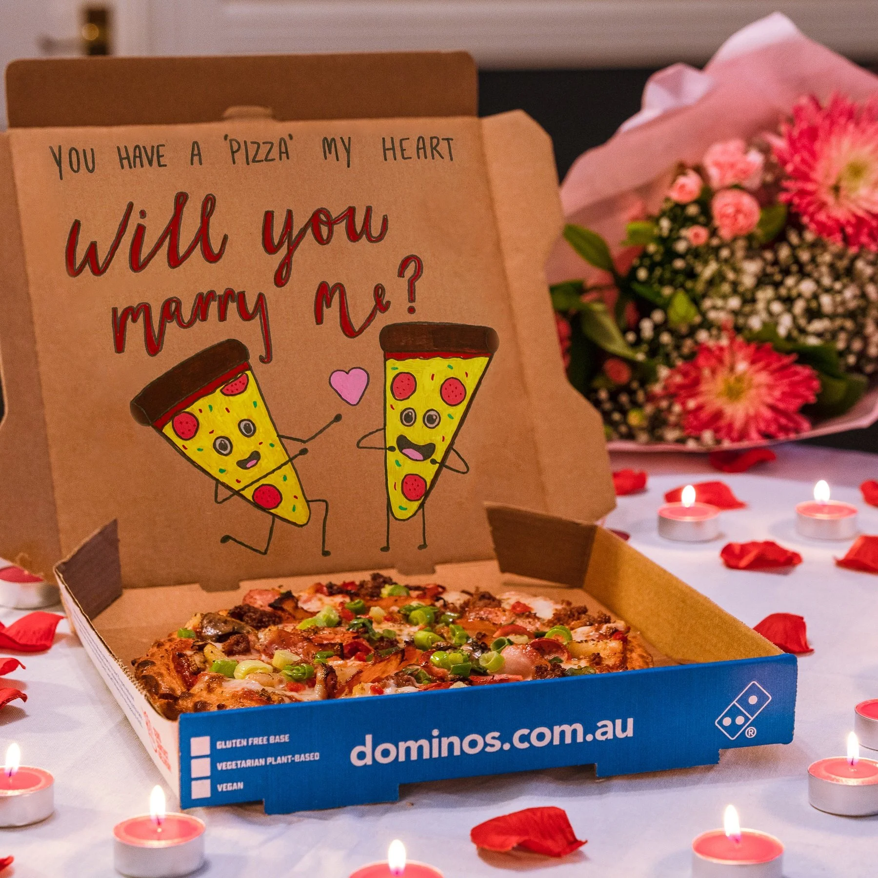 I ch-ch-cheese you: Domino’s launches Pizza Proposal service for ...