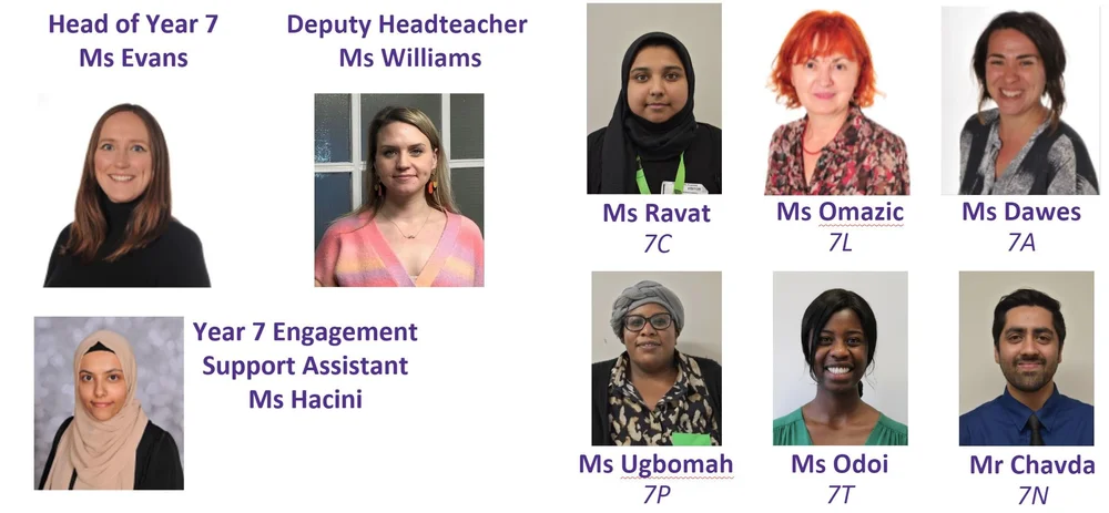 Meet the Yr7 Team — Clapton Girls' Academy