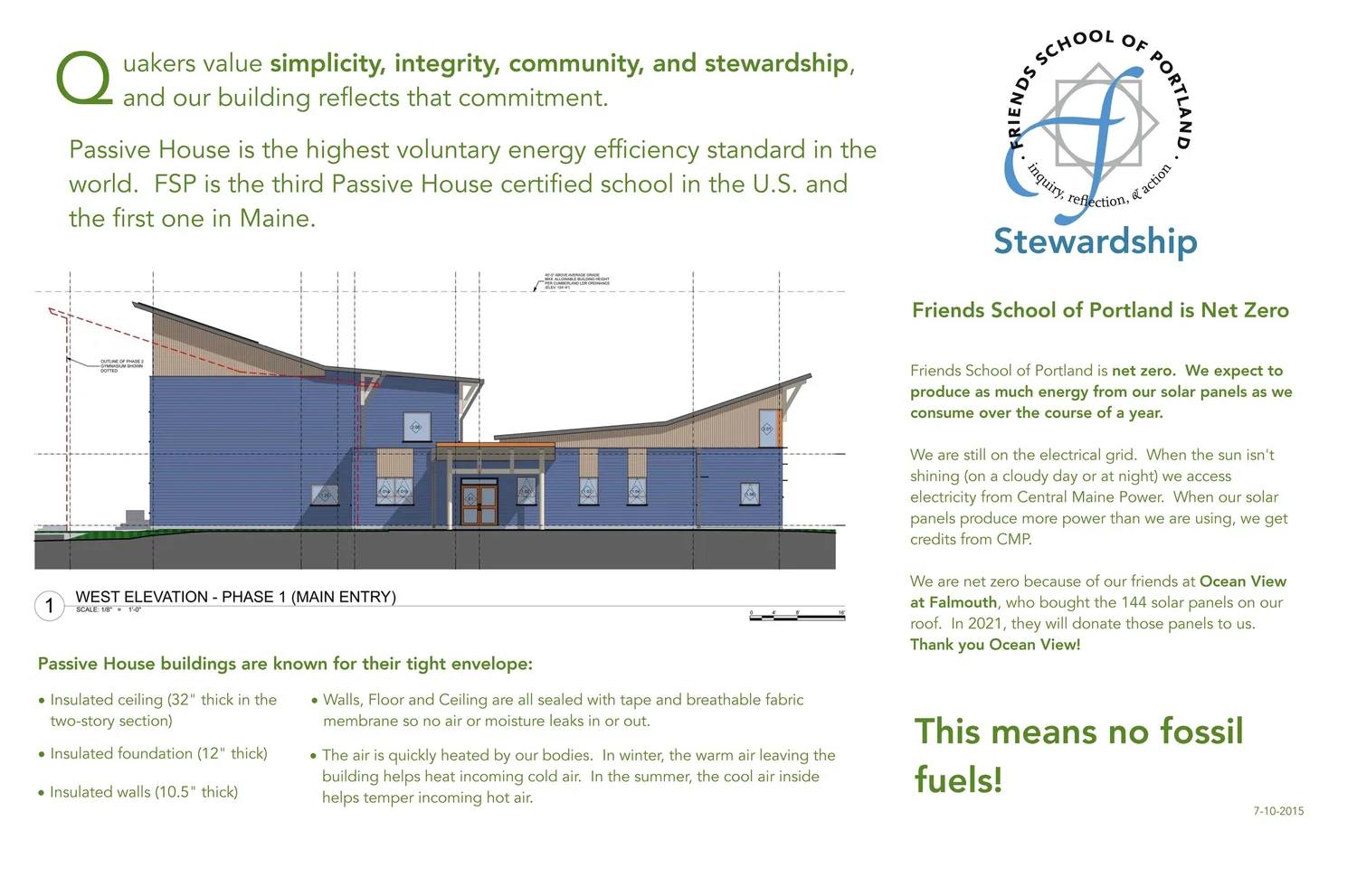 Our Passive House Building — Friends School of Portland