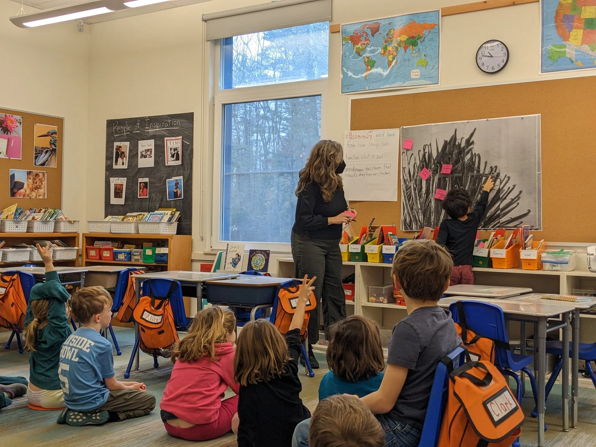 I Notice, I Wonder: A 1-2 Class Study of Biomimicry — Friends School of ...