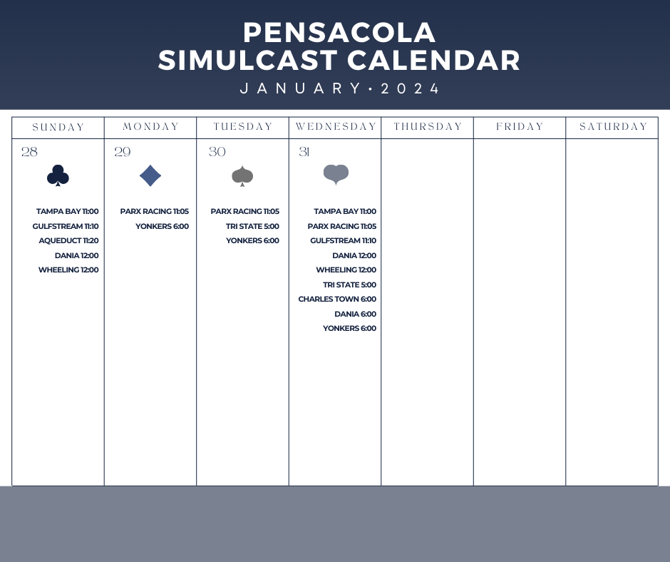 Simulcast | Pensacola Greyhound