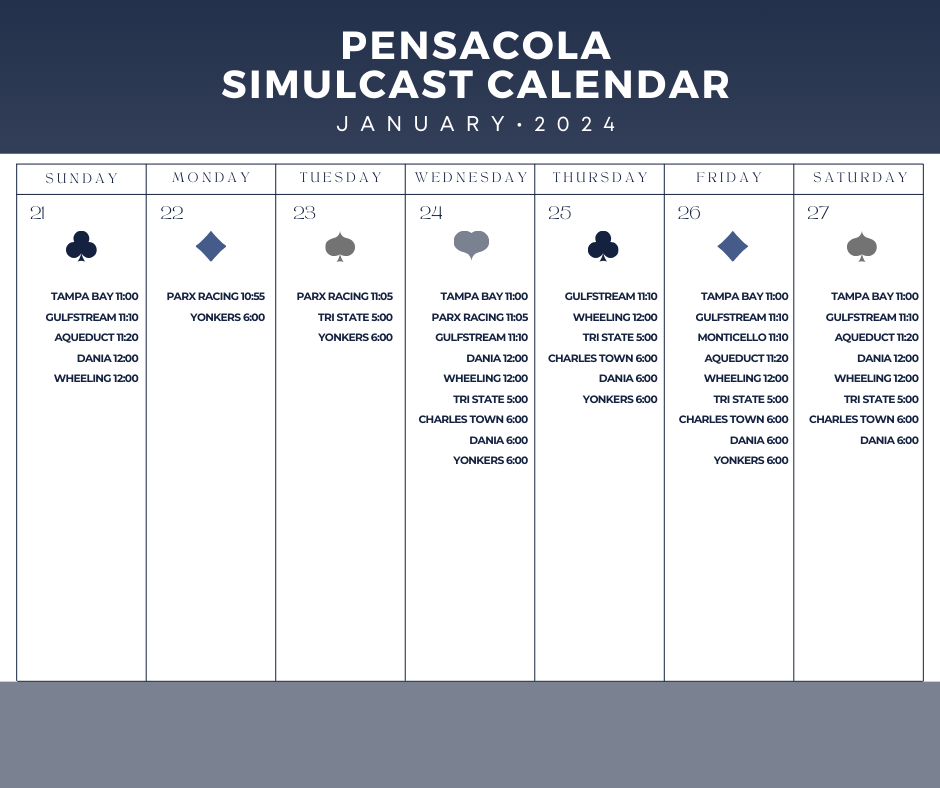 Simulcast | Pensacola Greyhound