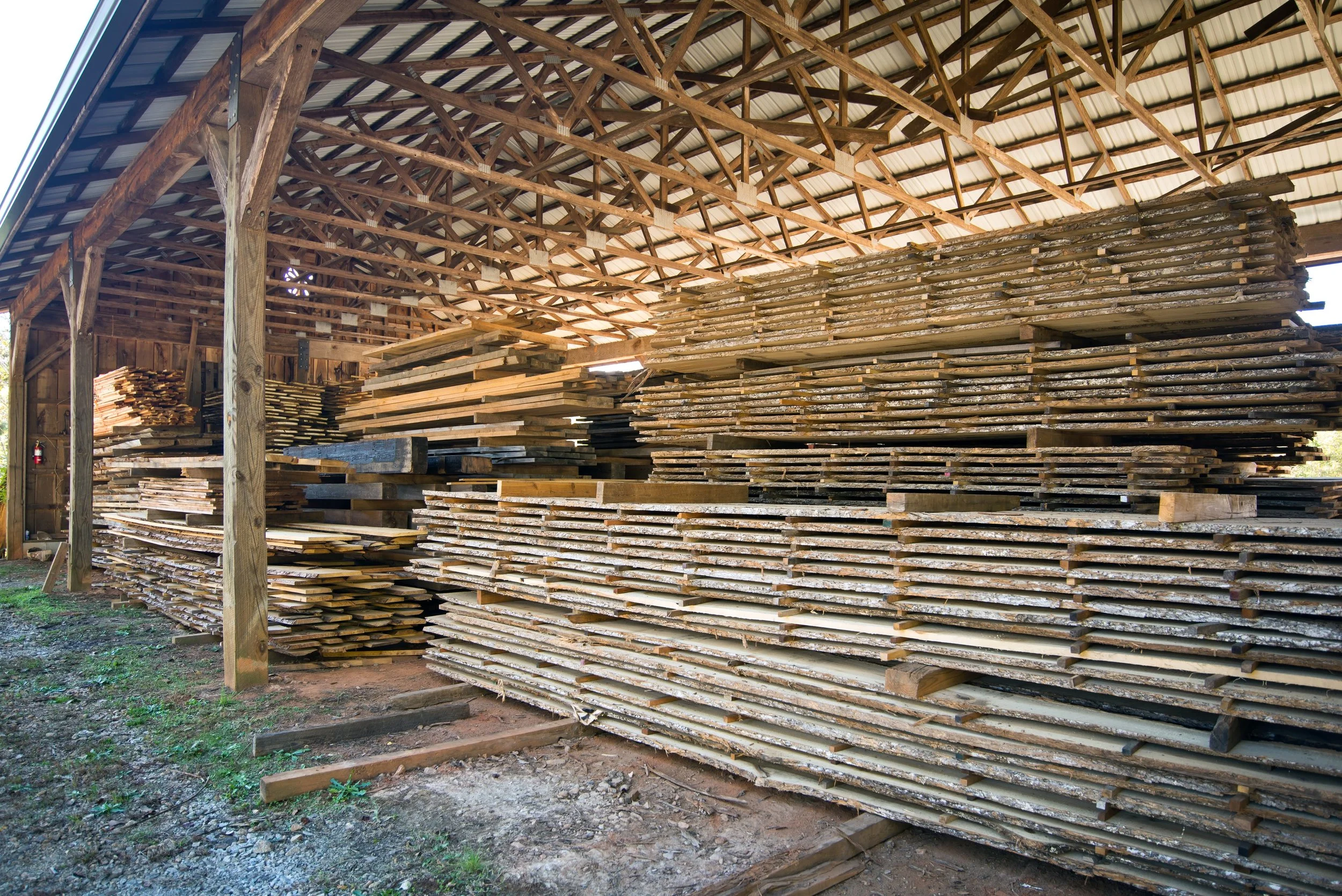 Hardwood Lumber - Water's Edge Woods | Custom Wood Shop