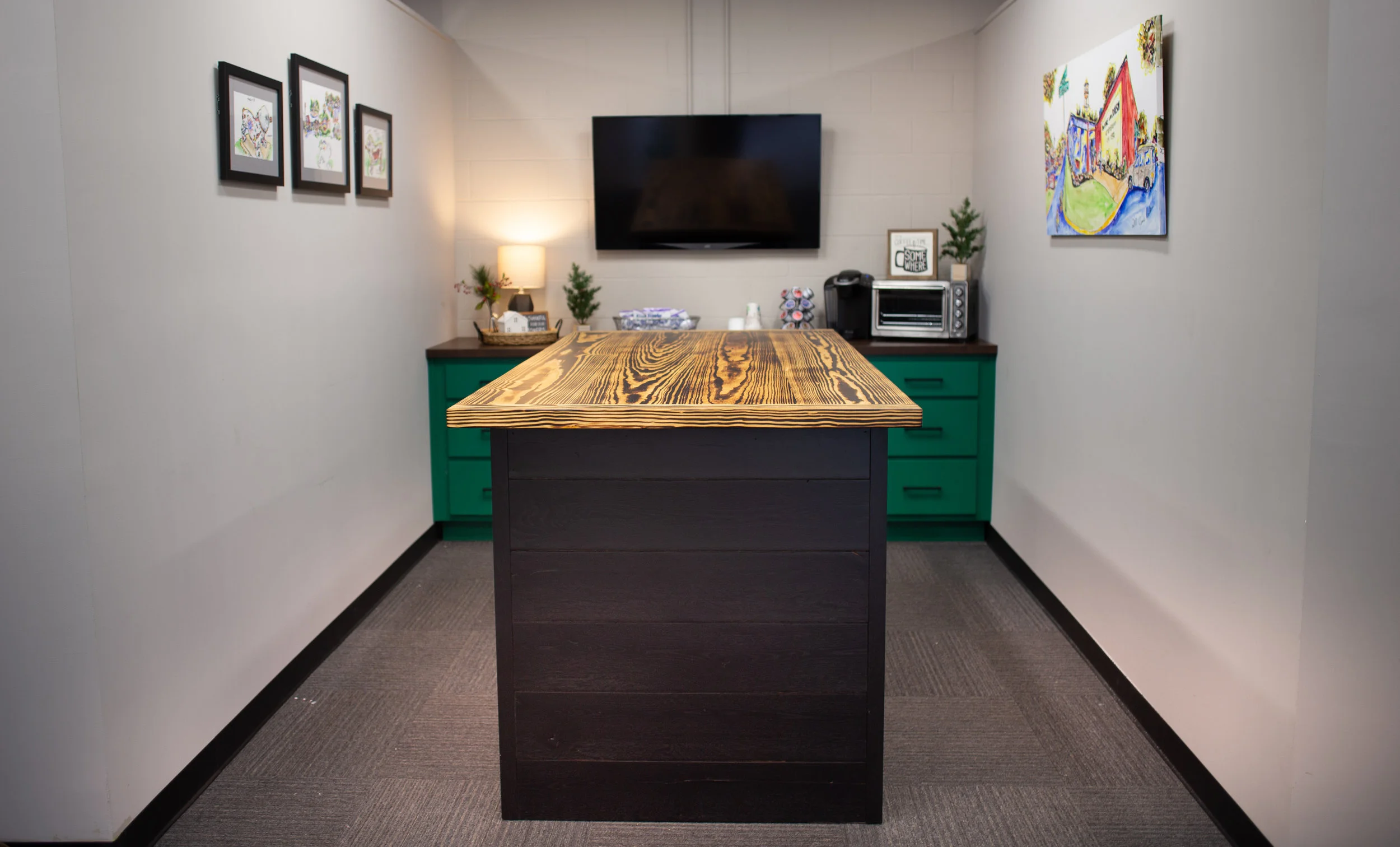 Commercial Portfolio - Water's Edge Woods | Custom Wood Shop