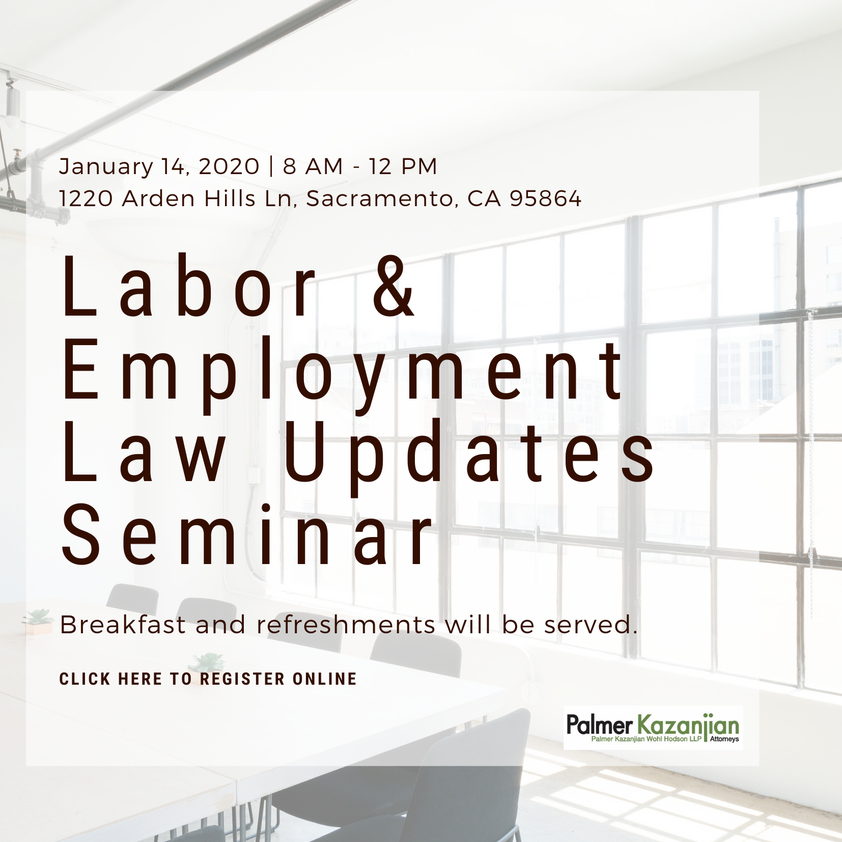 2020 Labor and Employment Law Updates Seminar hosted by Palmer ...