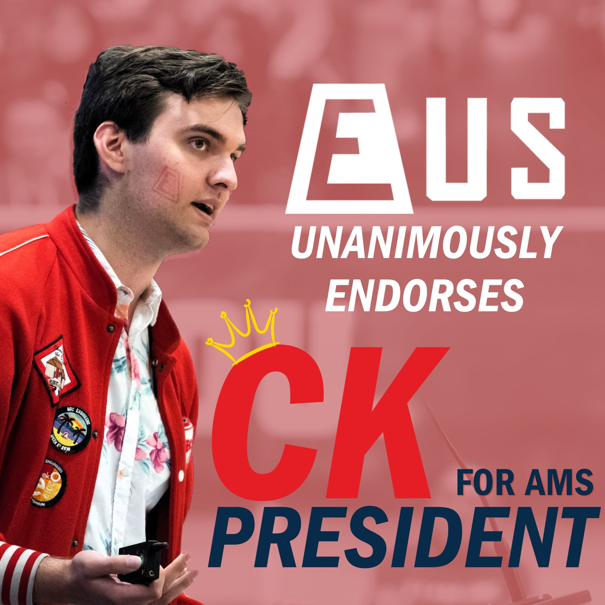 EUS Endorses Christian "CK" Kyle for 2024-25 AMS President — UBC ...