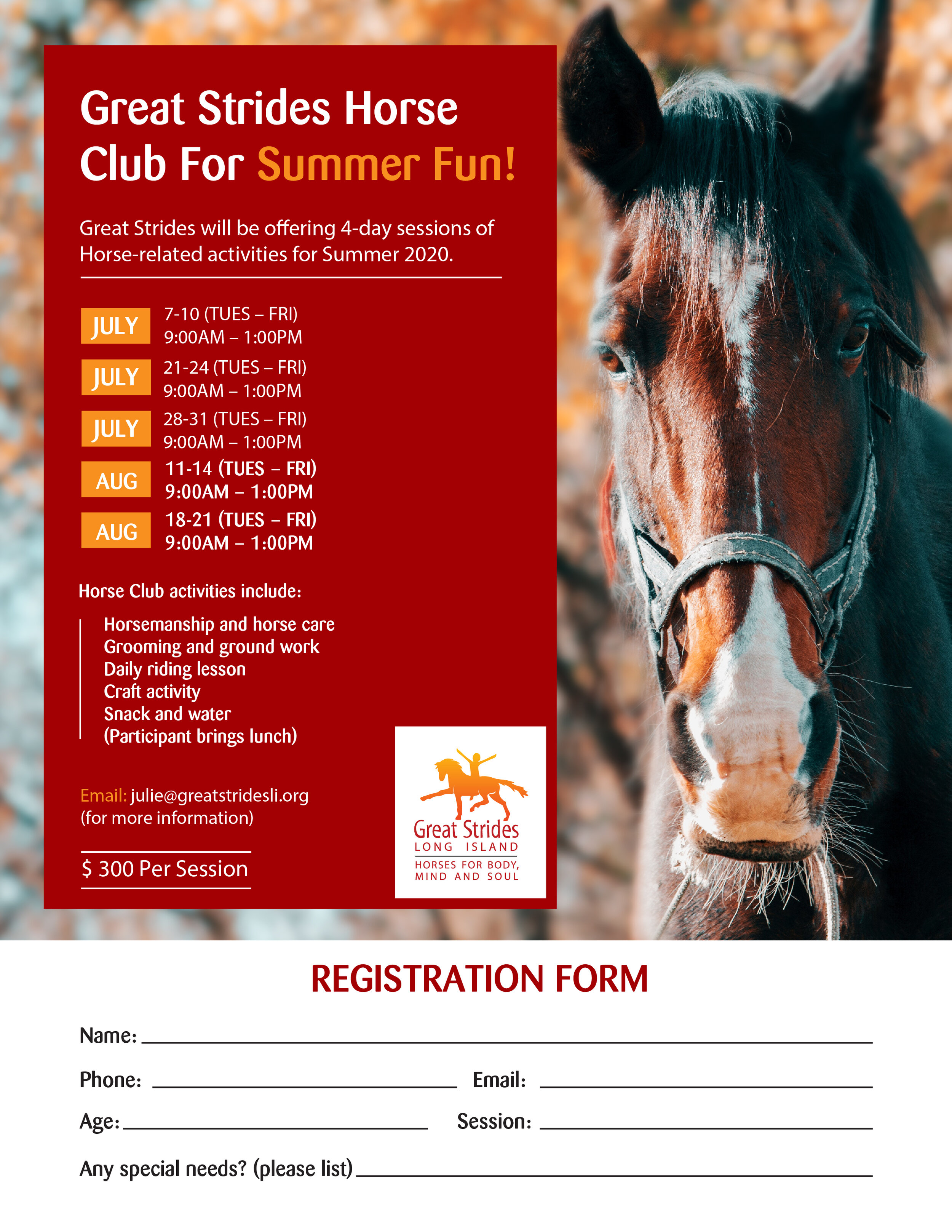 Events — GREAT STRIDES LI