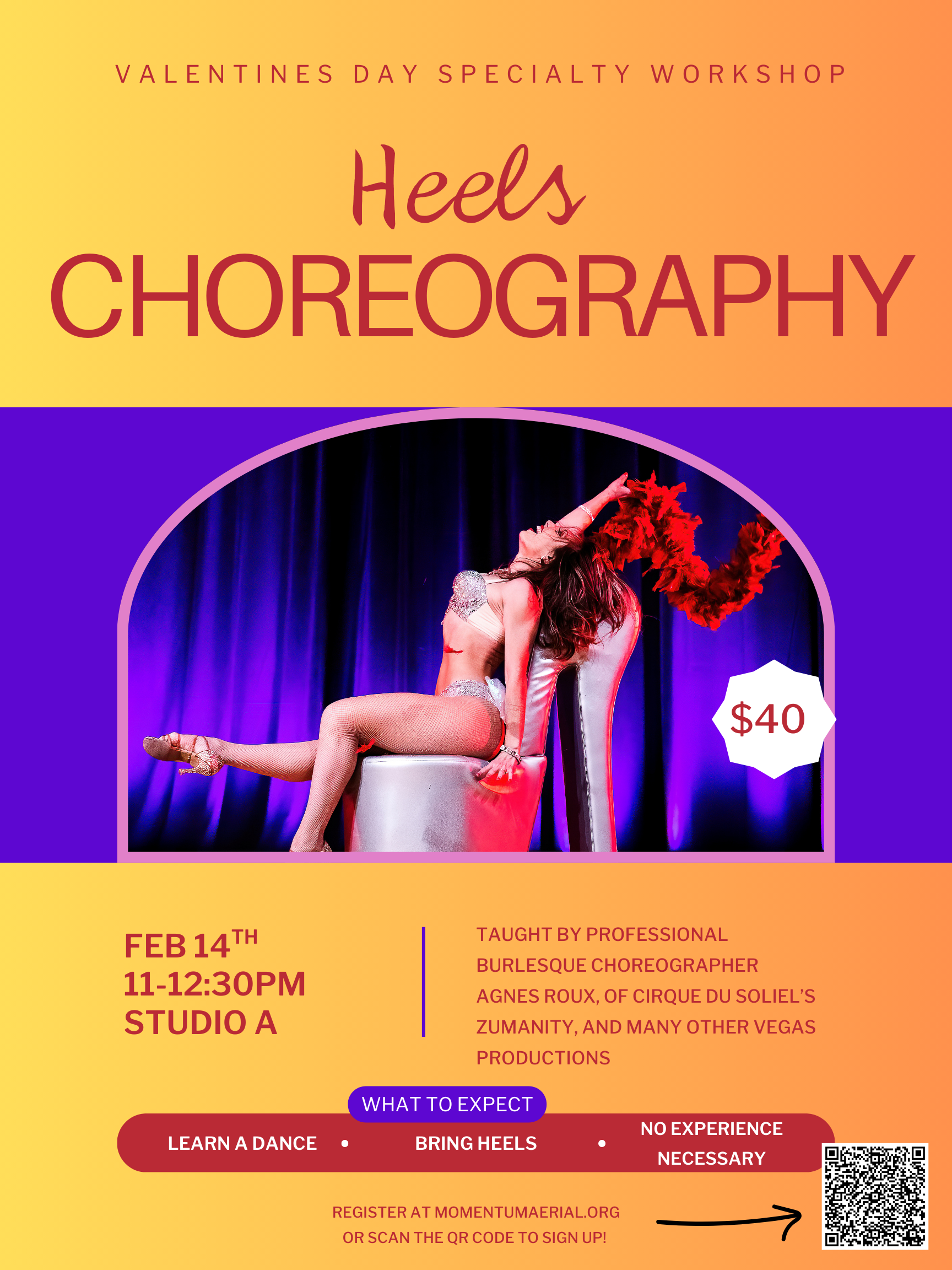 Heels Choreography Workshop with Agnes Roux — Momentum Aerial