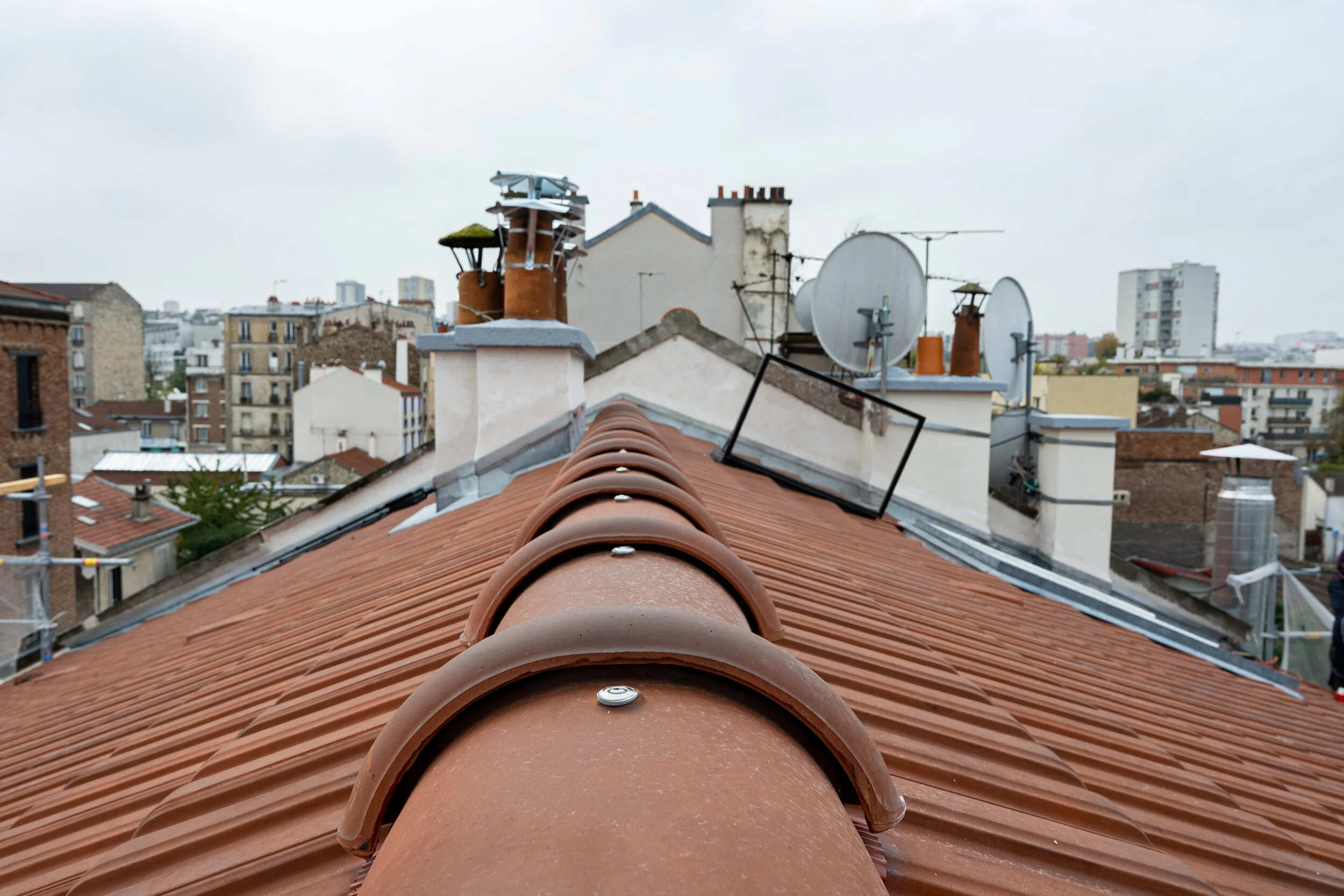 Renovation Terre Cuite Pantin — toiture parisienne