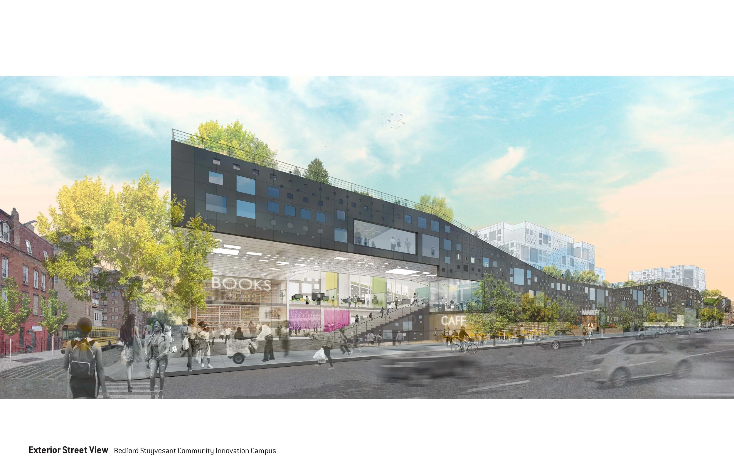 bedford stuyvesant community innovative campus — ten to one