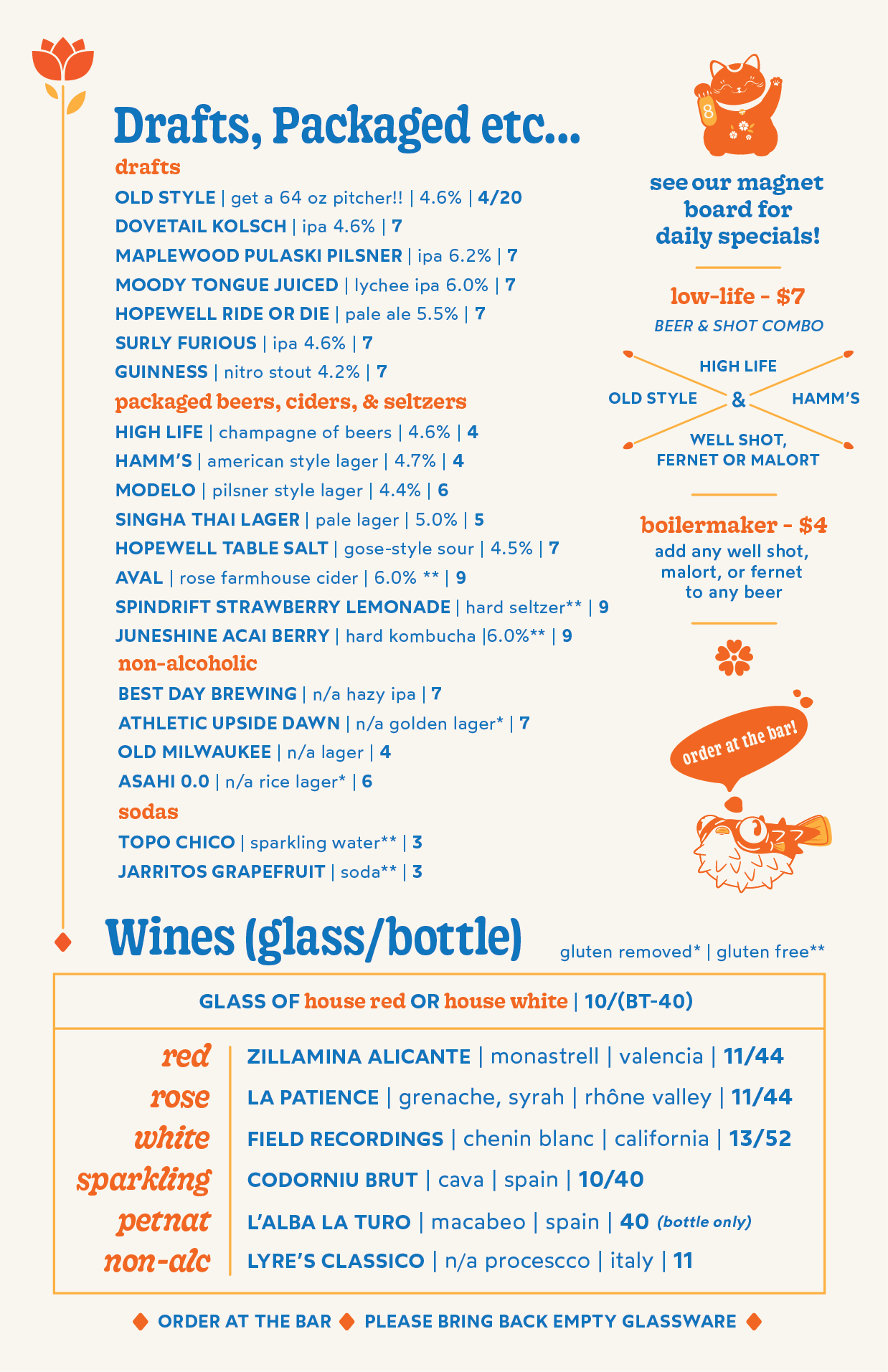 Drink Menu — Ludlow Liquors