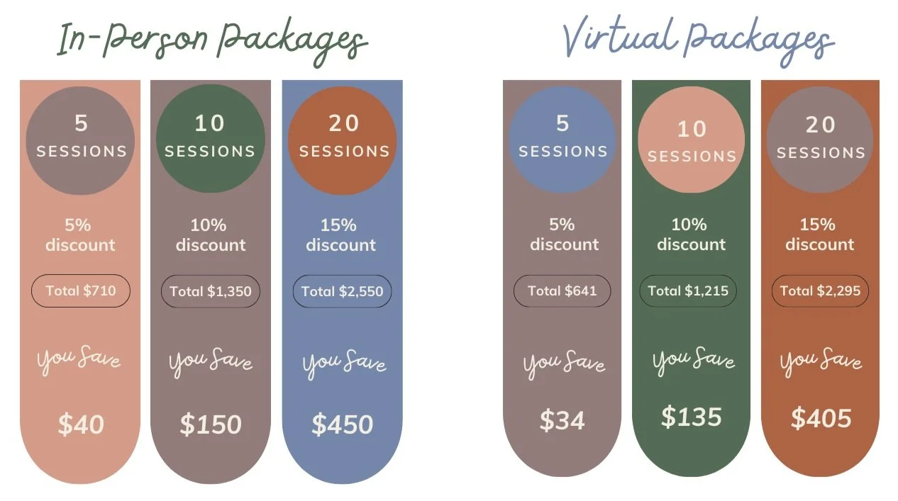 Therapy Packages — Colors of Austin Counseling