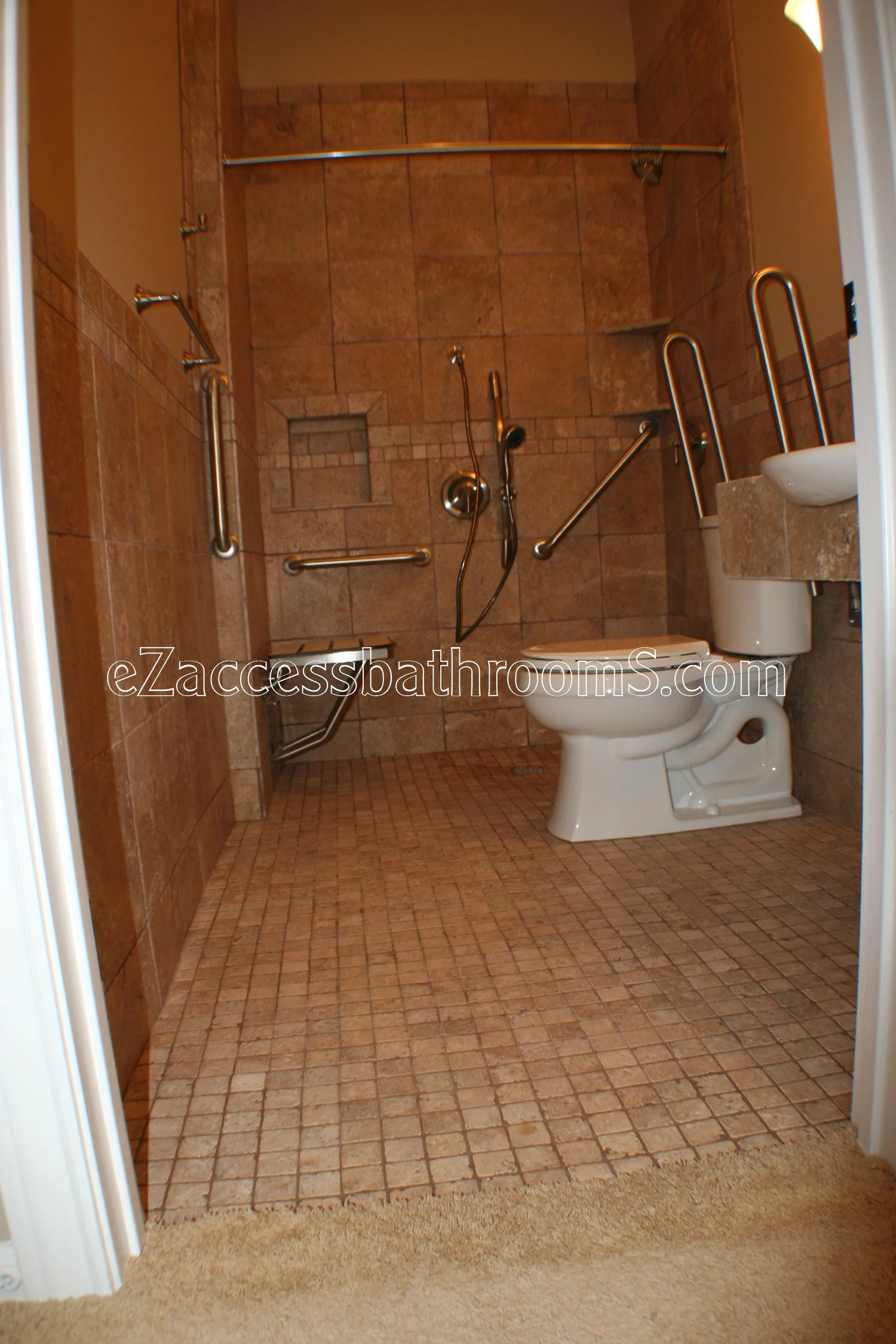 Teller's barrier-free bathroom — eZaccessbathroomS.com