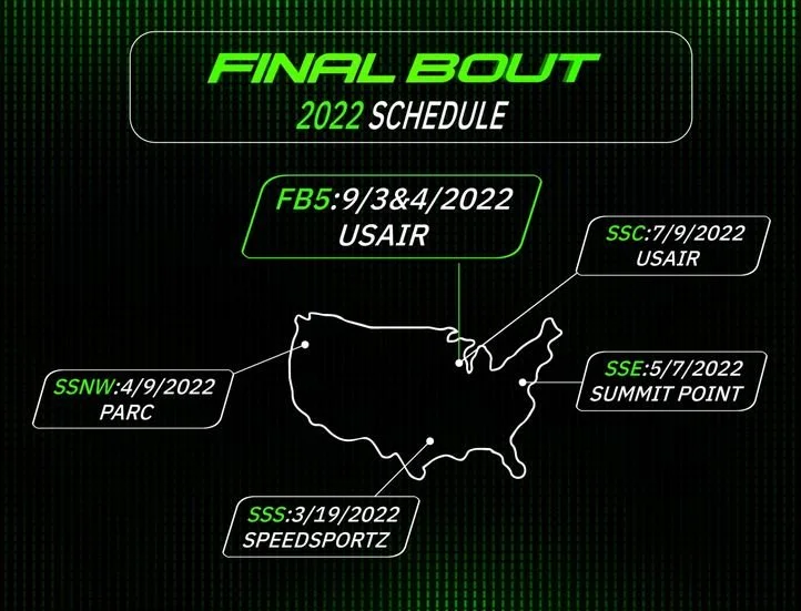 2023 SCHEDULE — USAIR Motorsports Raceway