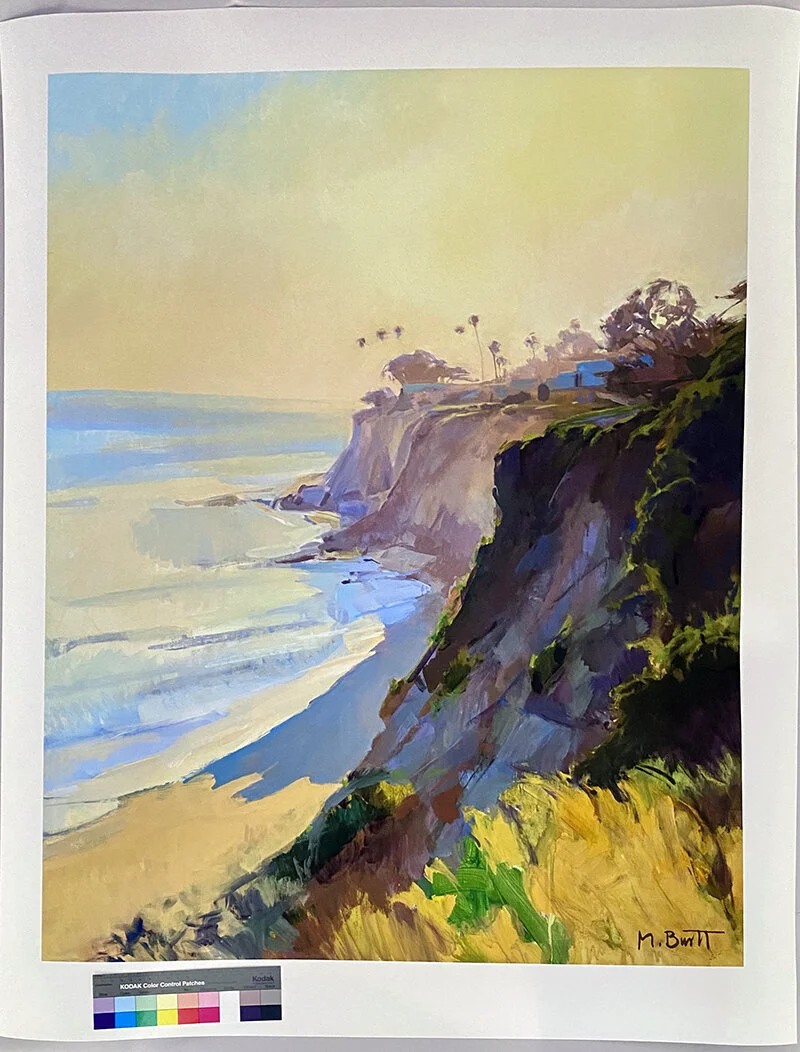 Big Sur, Spring, signed litho — Marcia Burtt Gallery