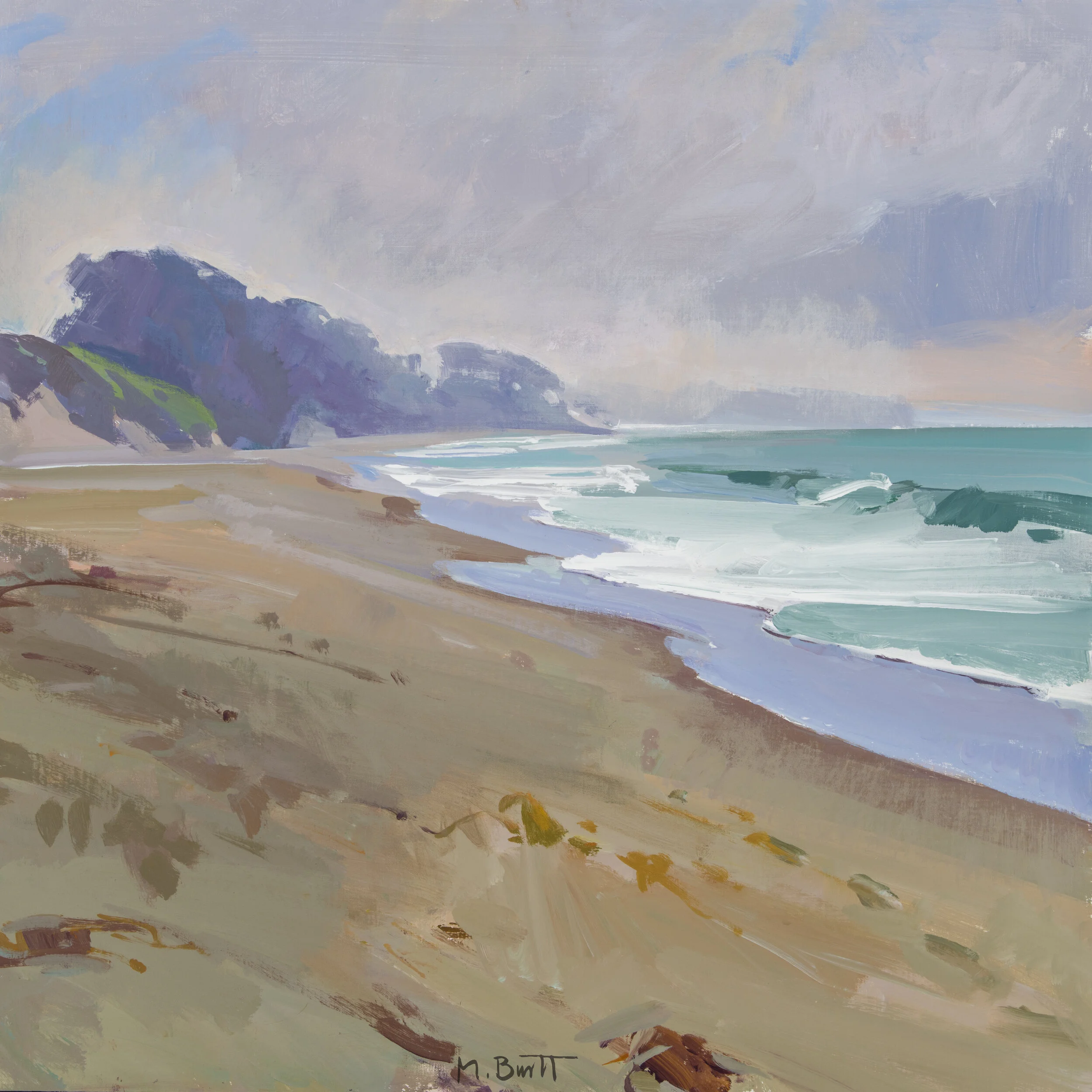 Big Sur, Spring, signed litho — Marcia Burtt Gallery