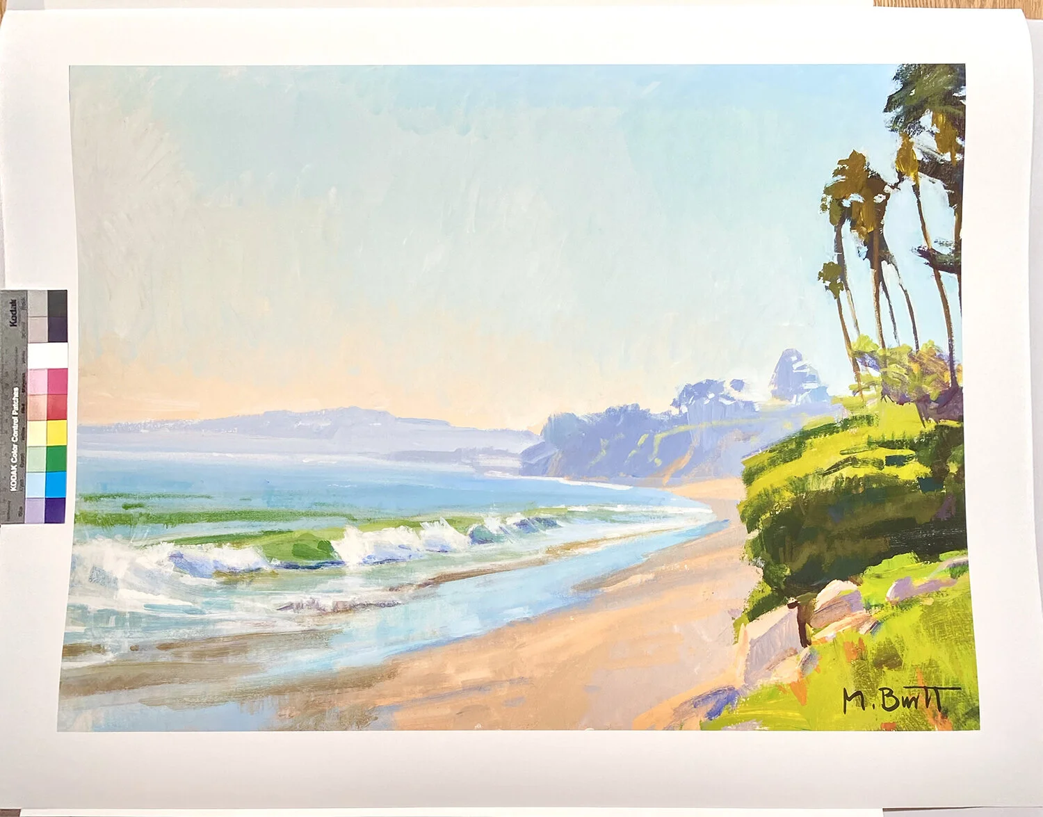 Goleta Estuary, litho — Marcia Burtt Gallery
