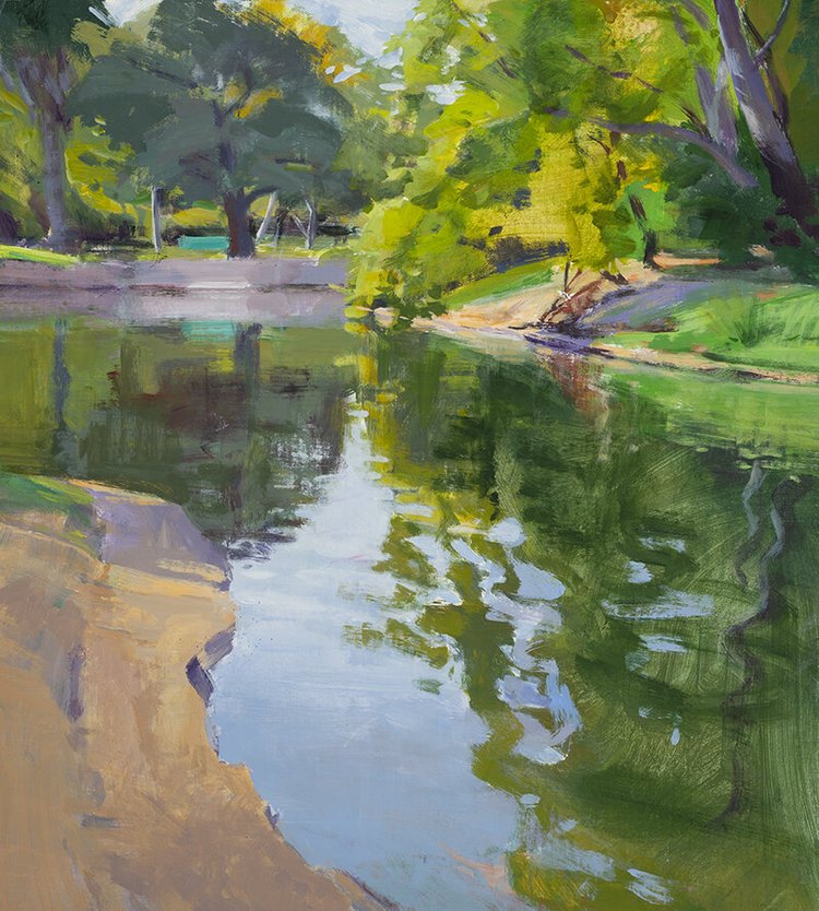 Dewey, Works on Paper, Reflections — Marcia Burtt Gallery