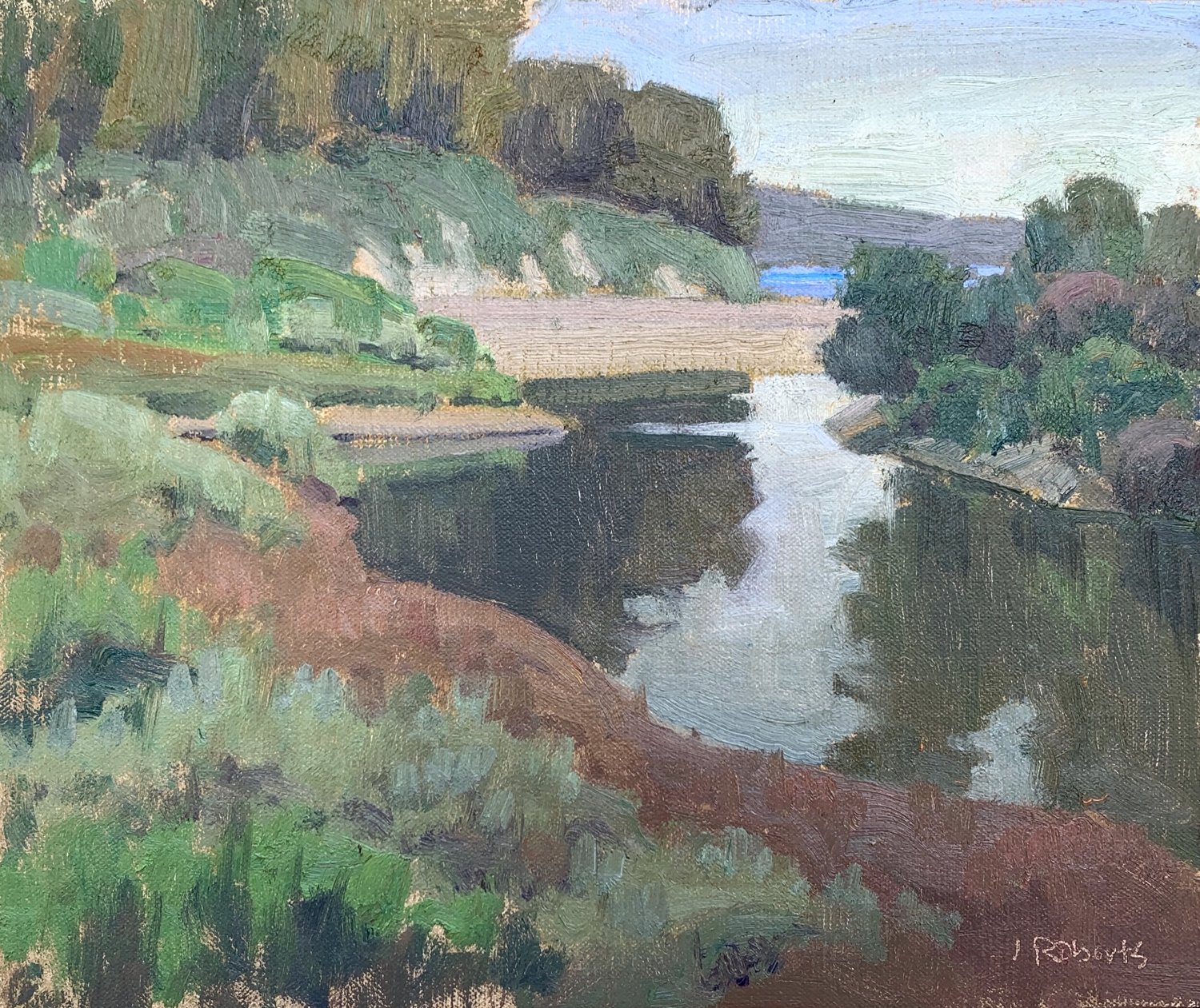 Anne and Ian: painting on location — Marcia Burtt Gallery