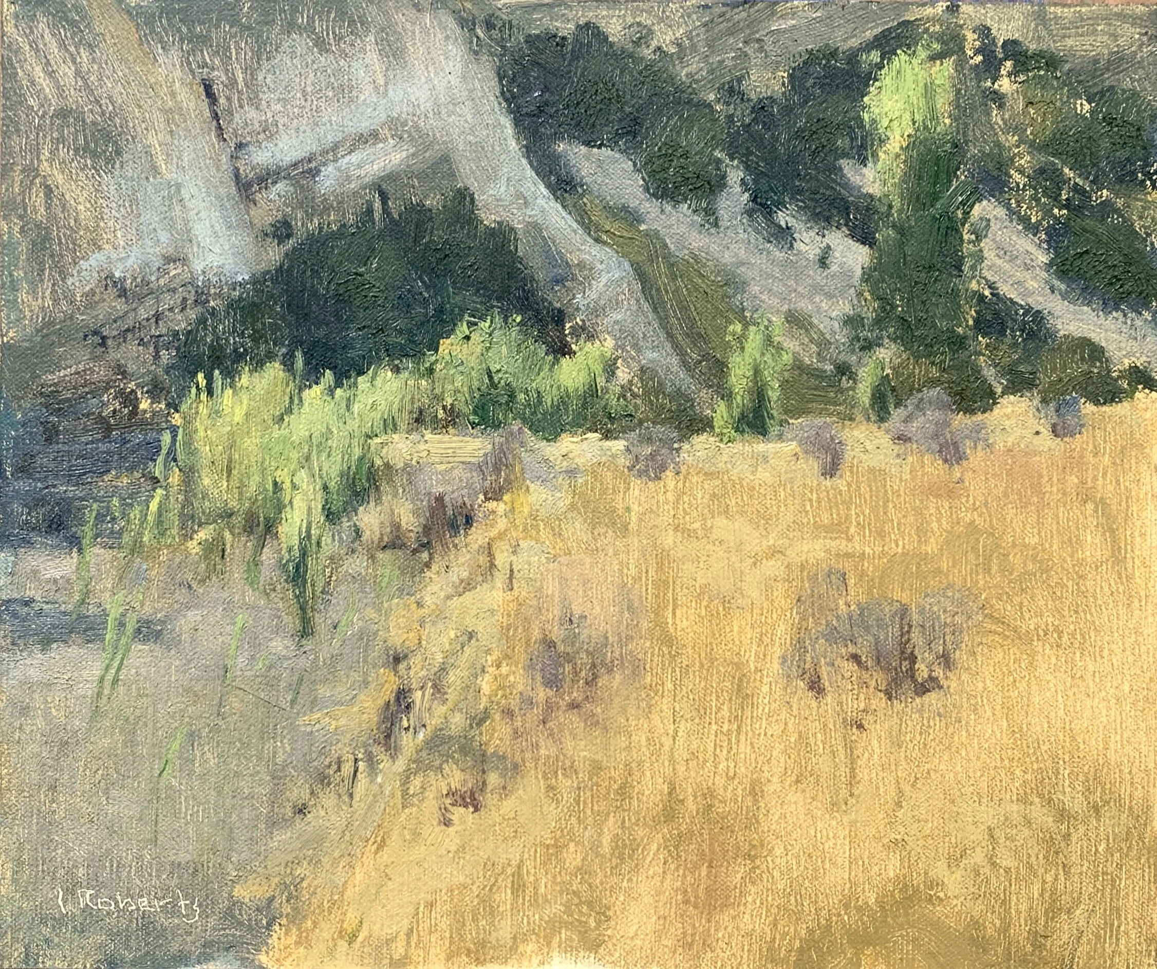 Anne and Ian: painting on location — Marcia Burtt Gallery