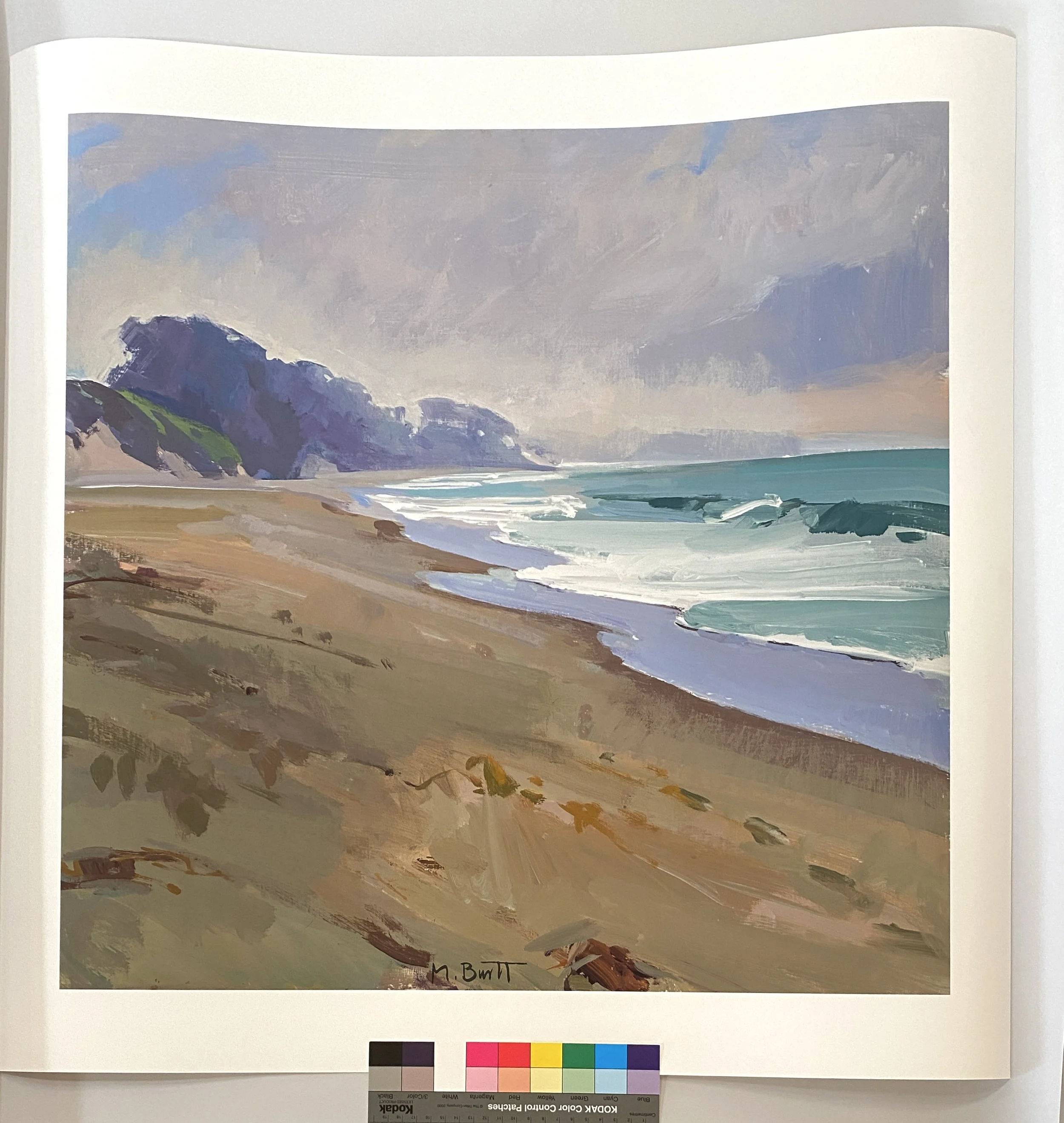 Big Sur, Spring, signed litho — Marcia Burtt Gallery