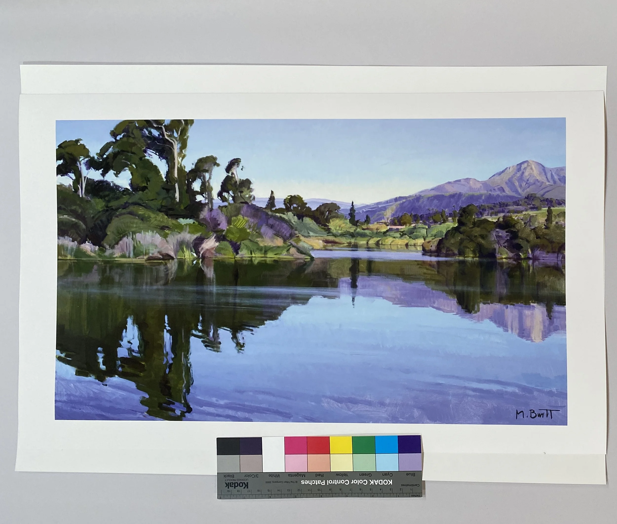 Big Sur, Spring, signed litho — Marcia Burtt Gallery