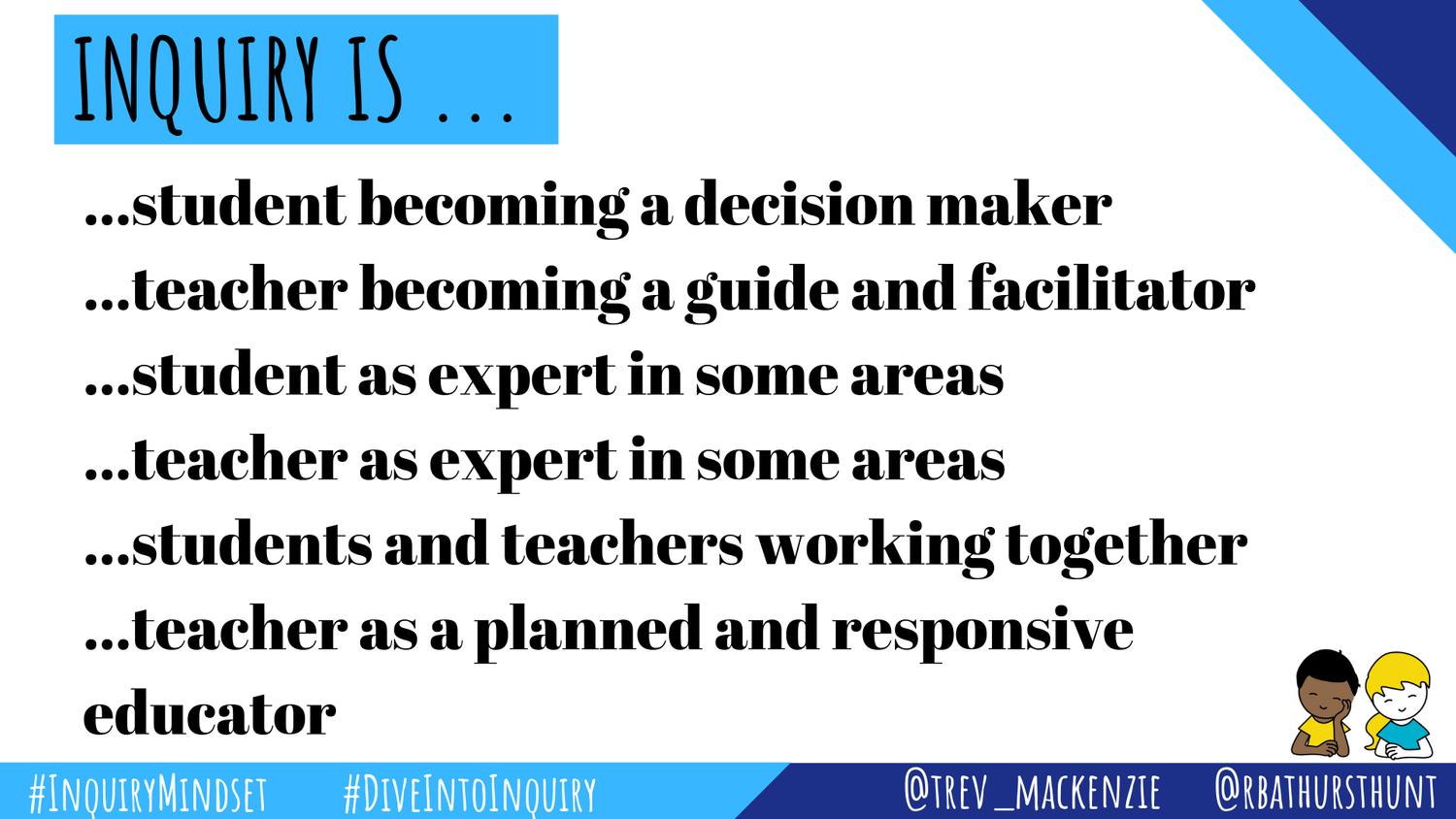 Inquiry Myths - What is Inquiry? — Trevor MacKenzie