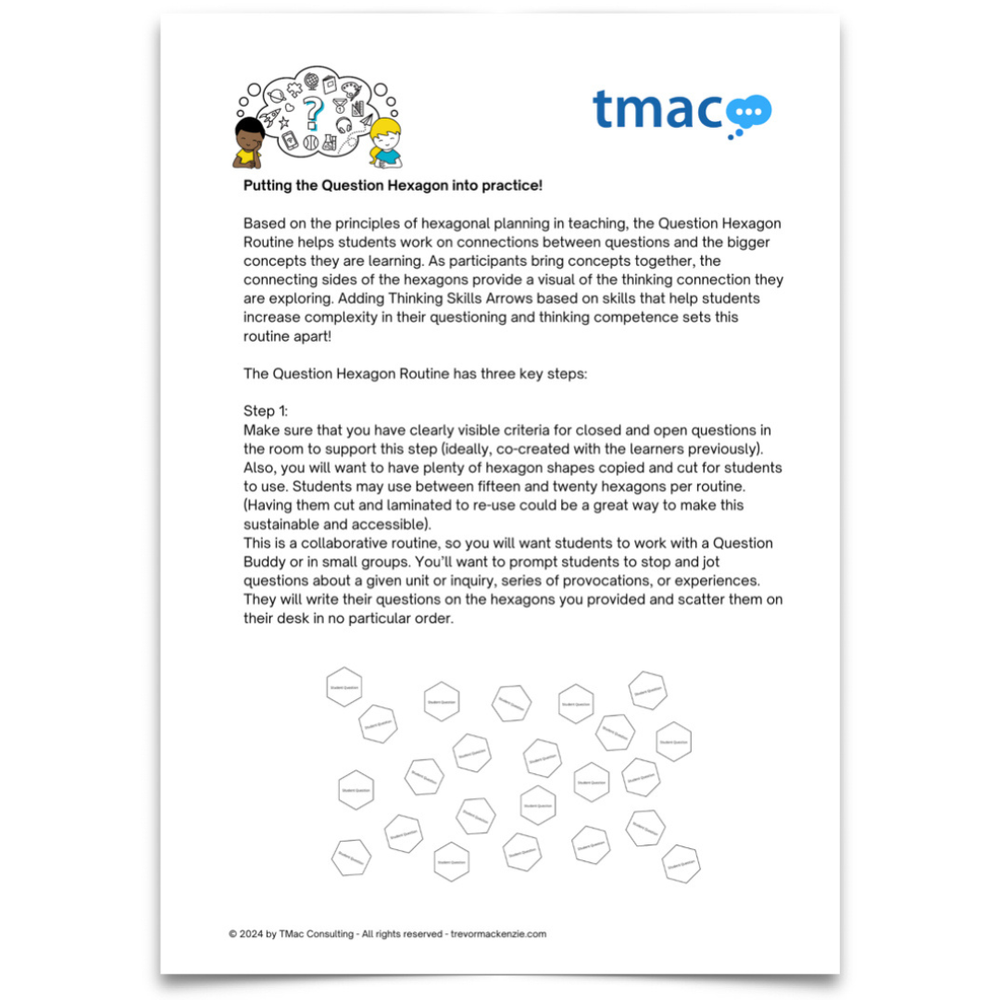 Question Routines — Trevor MacKenzie